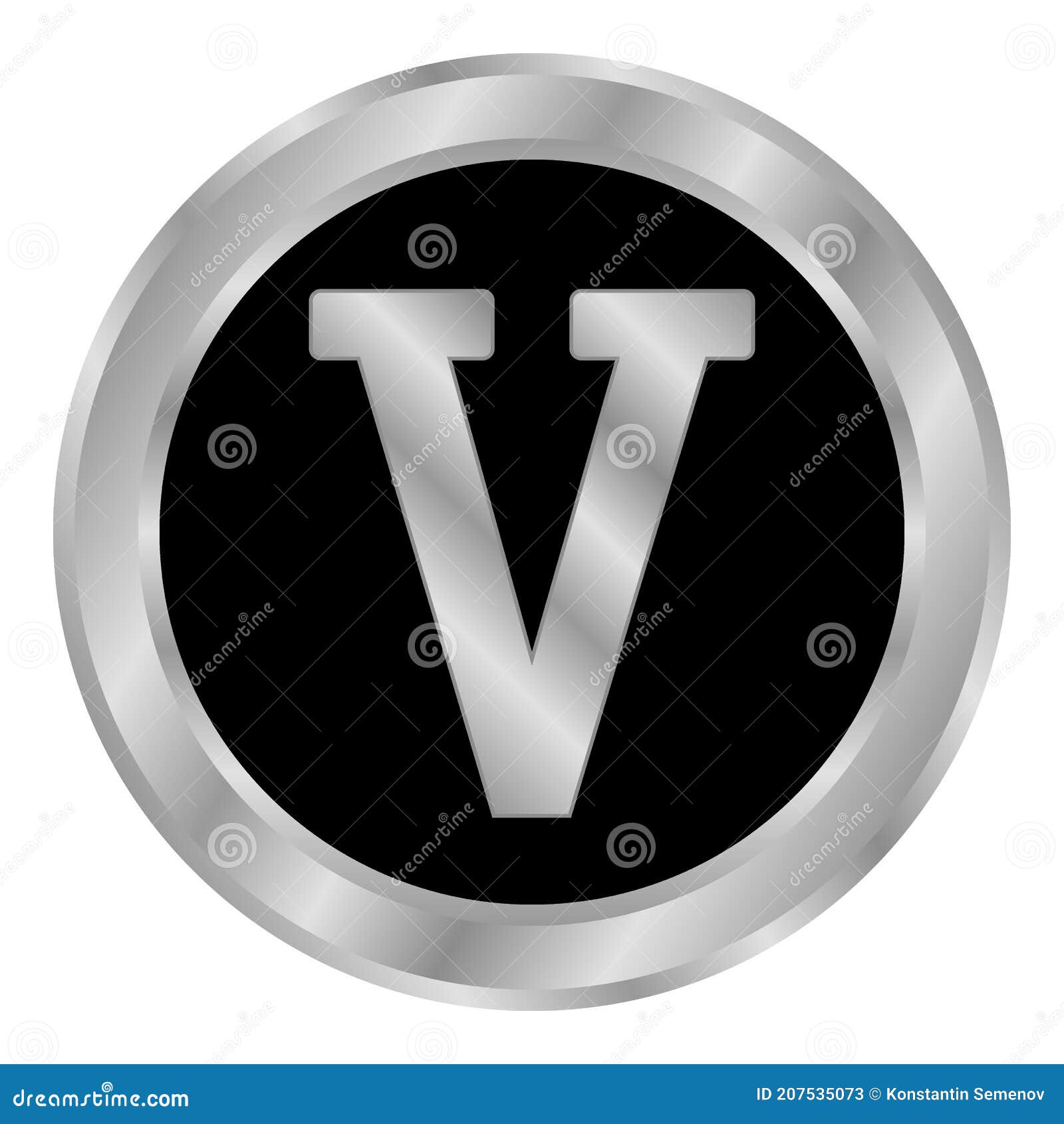 Roman numeral five stock illustration. Illustration of quality - 207535073