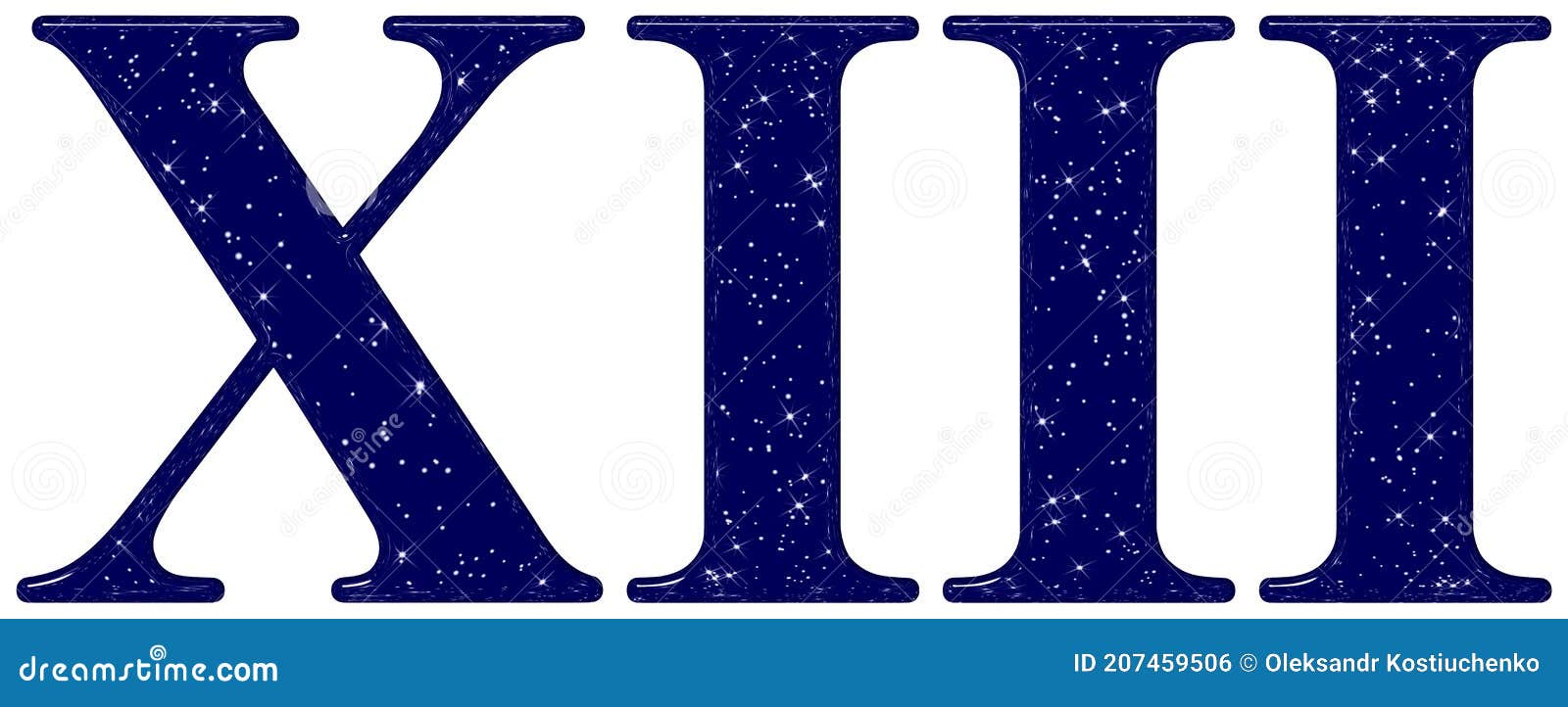 Roman Numeral 13 Fonts