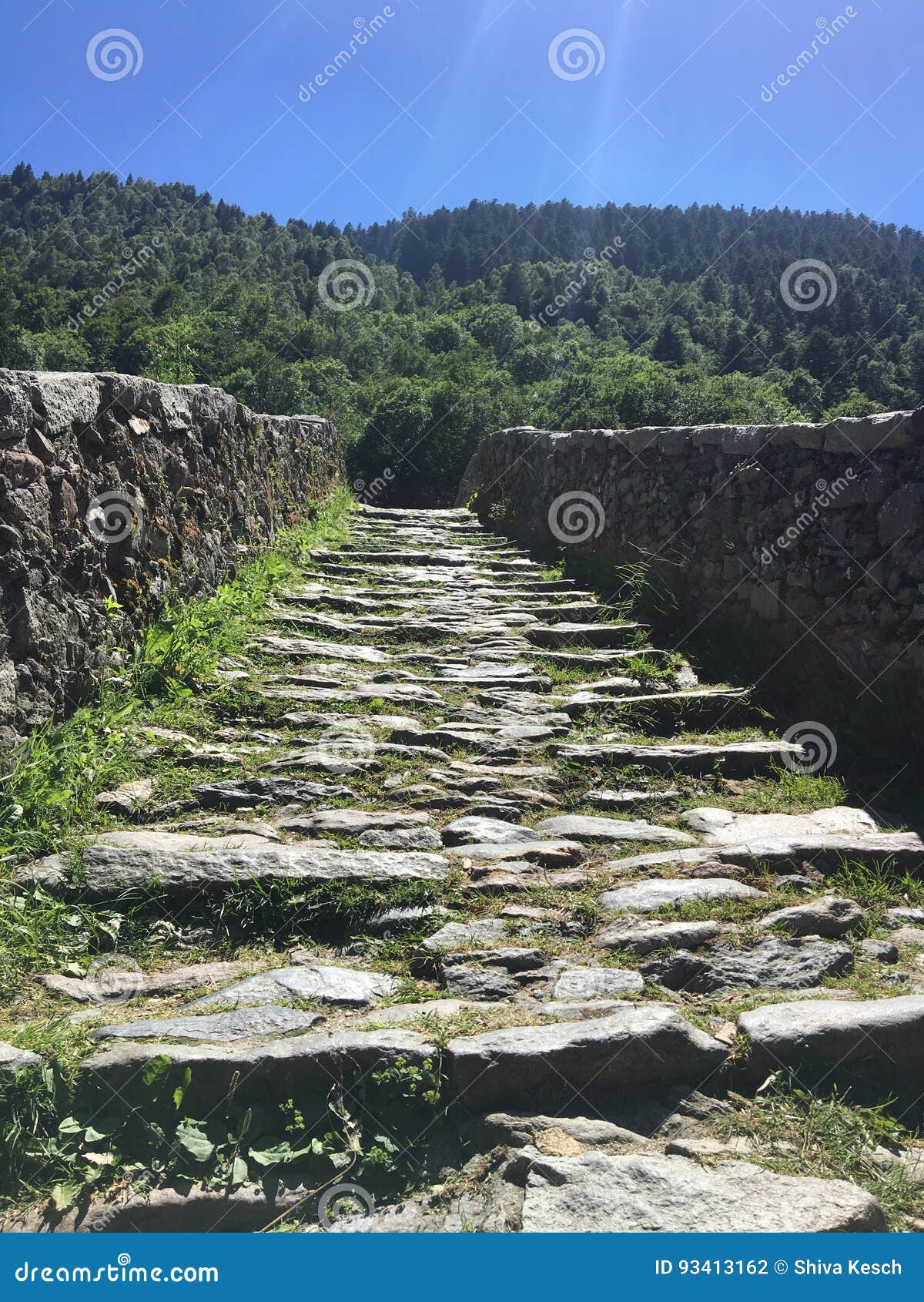Roman path stock photo. Image of architecture, alley - 93413162
