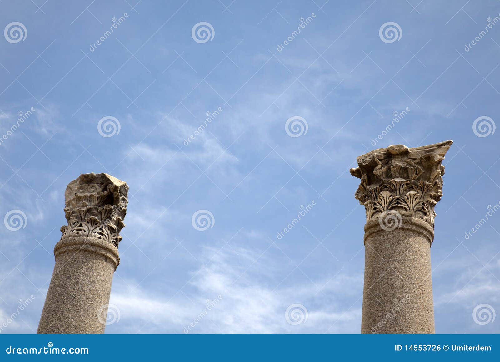 Roman Pillar Of Perge-Turkey Stock Photo - Image of mythology, pillars ...