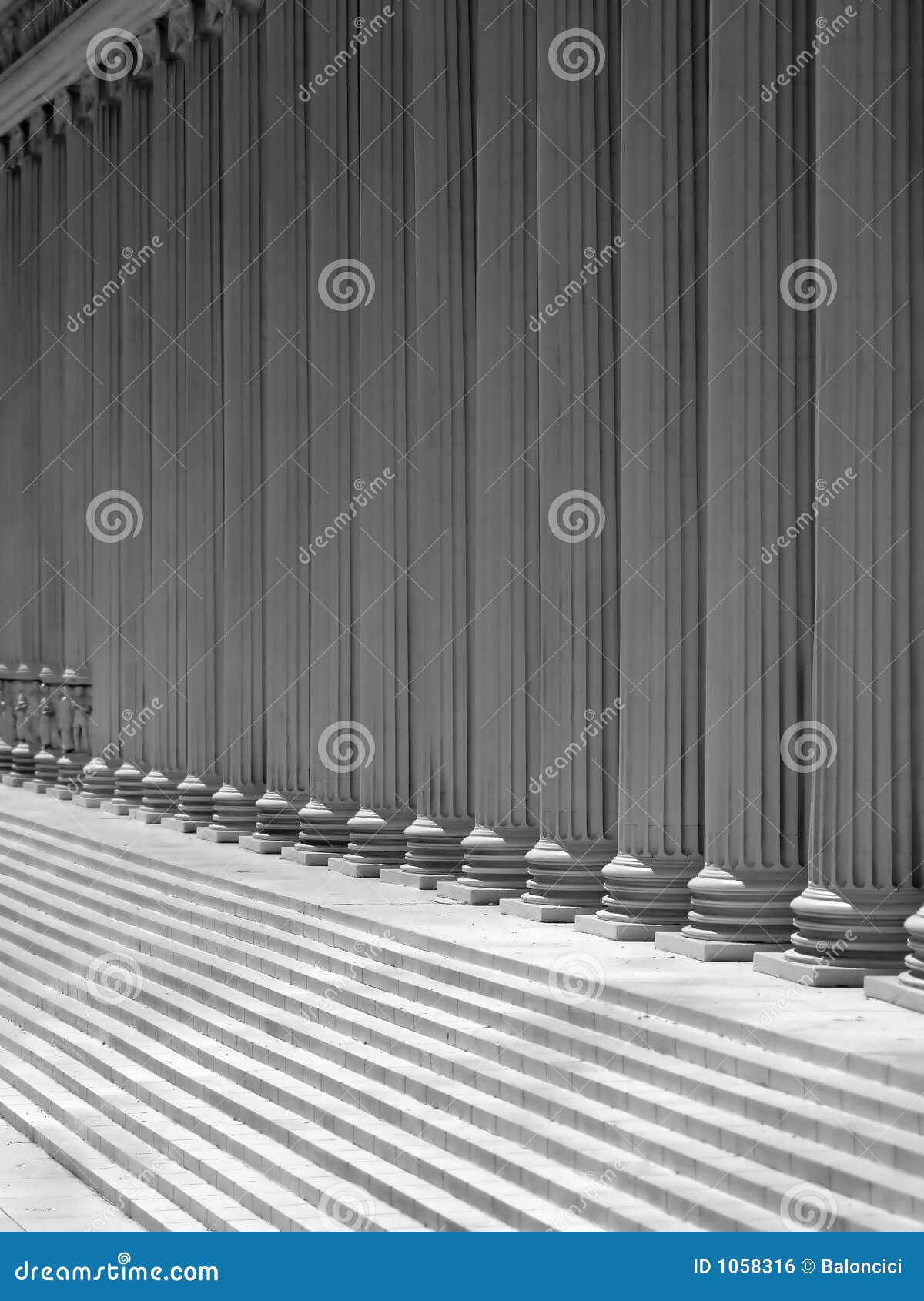 Roman pillars grey stock photo. Image of ancient, roman - 1058316