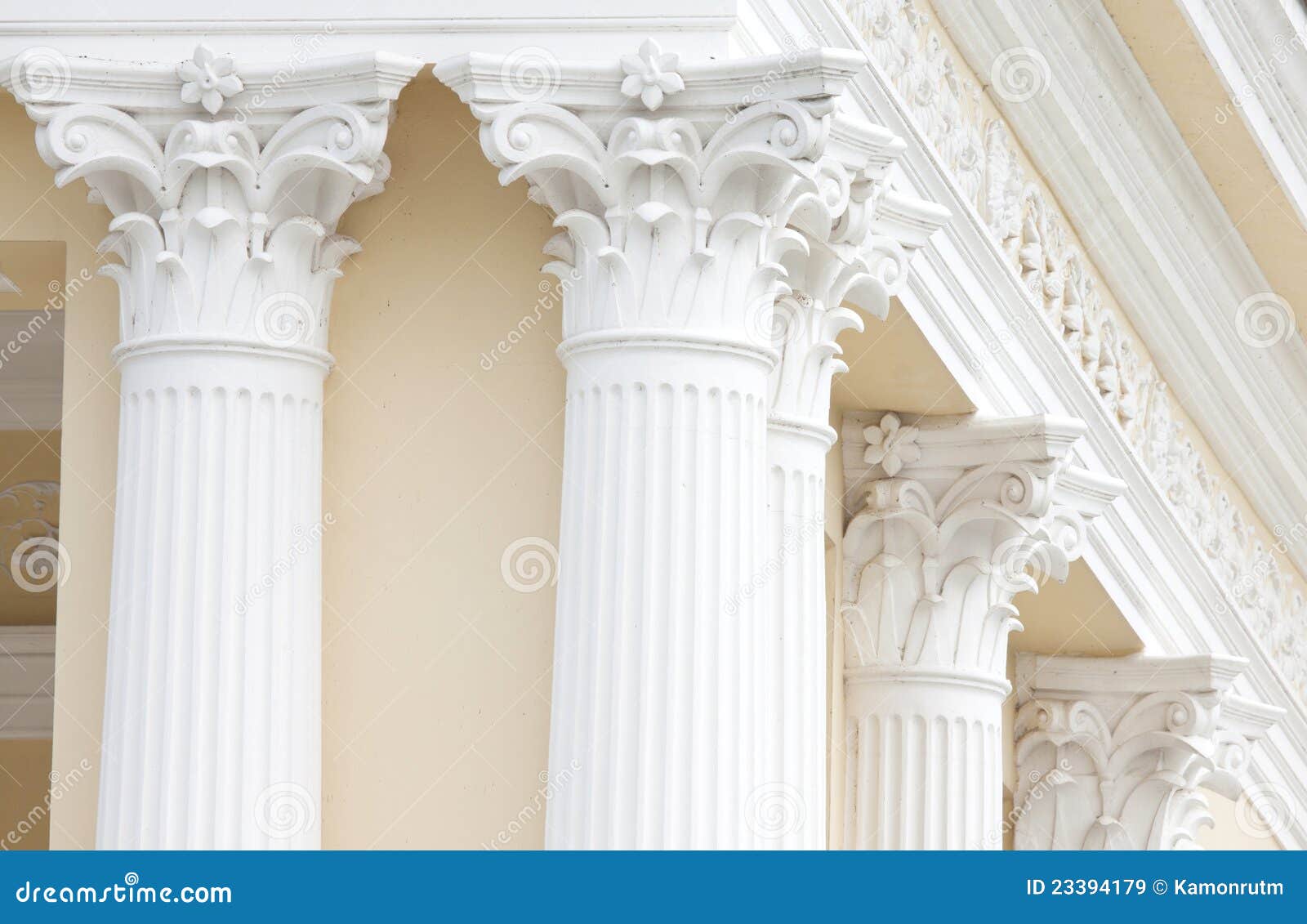 Roman pillars white stock image. Image of campus, bucolic - 23394179