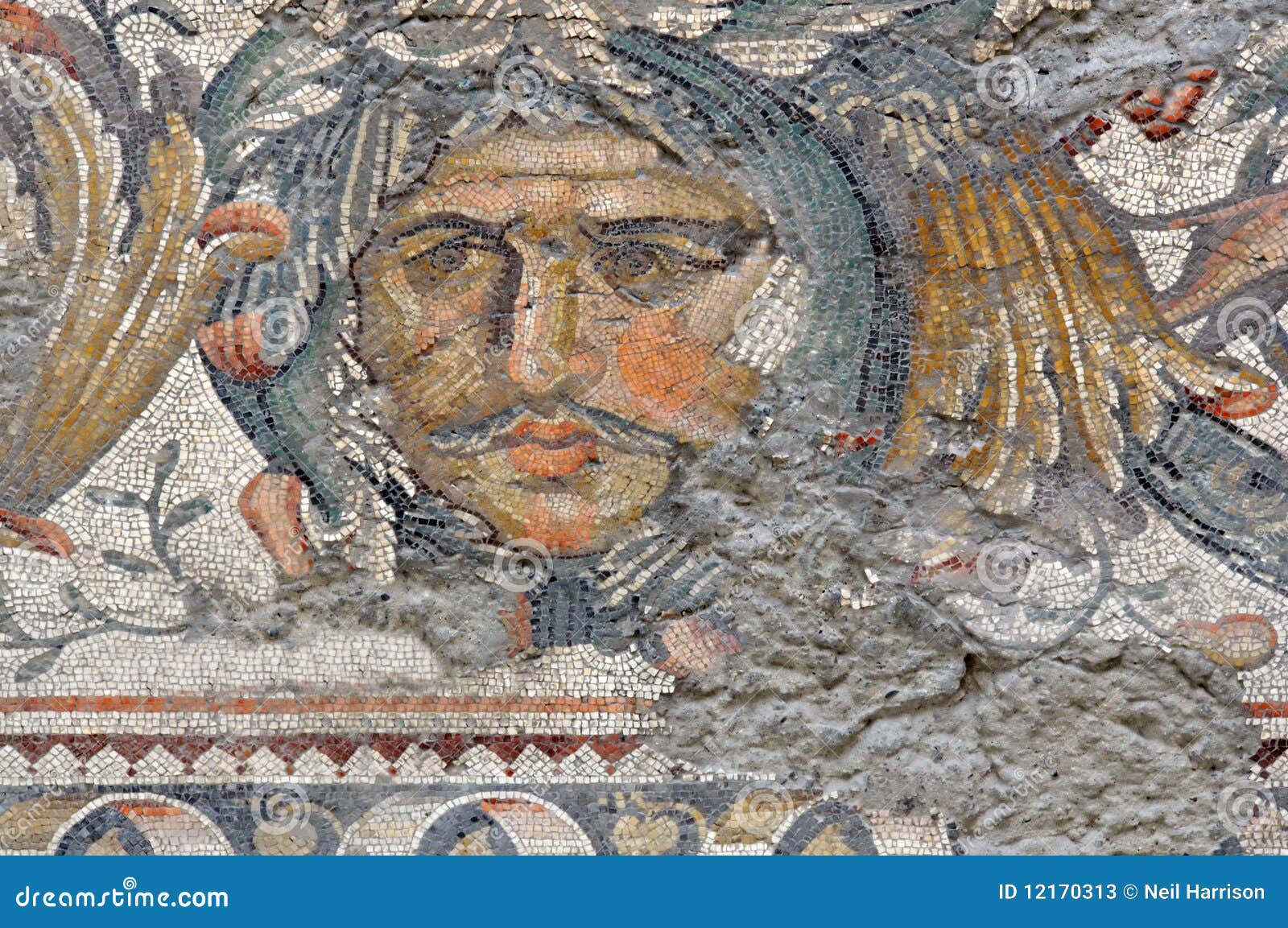 Roman portrait stock image. Image of skill, archeology - 12170313