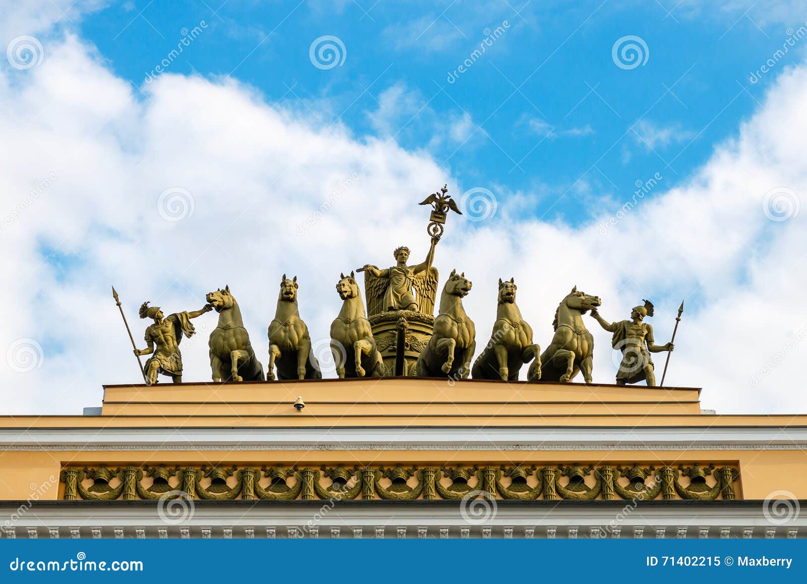 Roman Quadriga Sull'arco Trionfale Immagine Stock - Immagine di romano ...