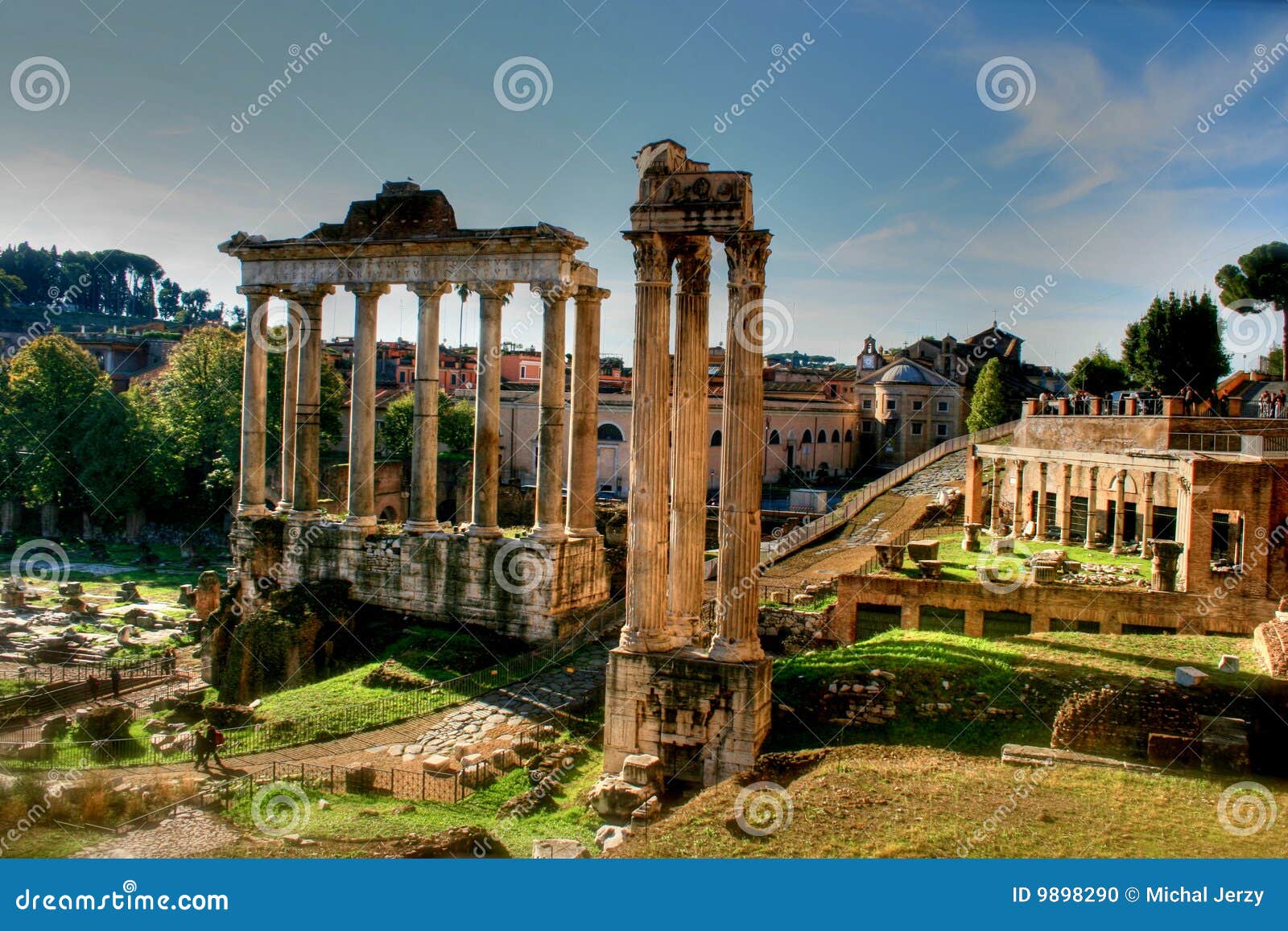 Roman ruins stock photo. Image of europe, roman, temple - 9898290