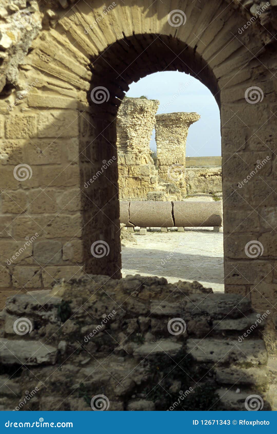 Roman Ruins- Carthage, Tunisia Stock Image - Image of ruin, city: 12671343