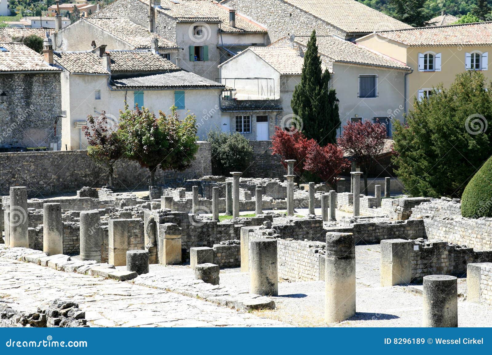 Roman Ruins in the French Provence Stock Image - Image of architecture ...
