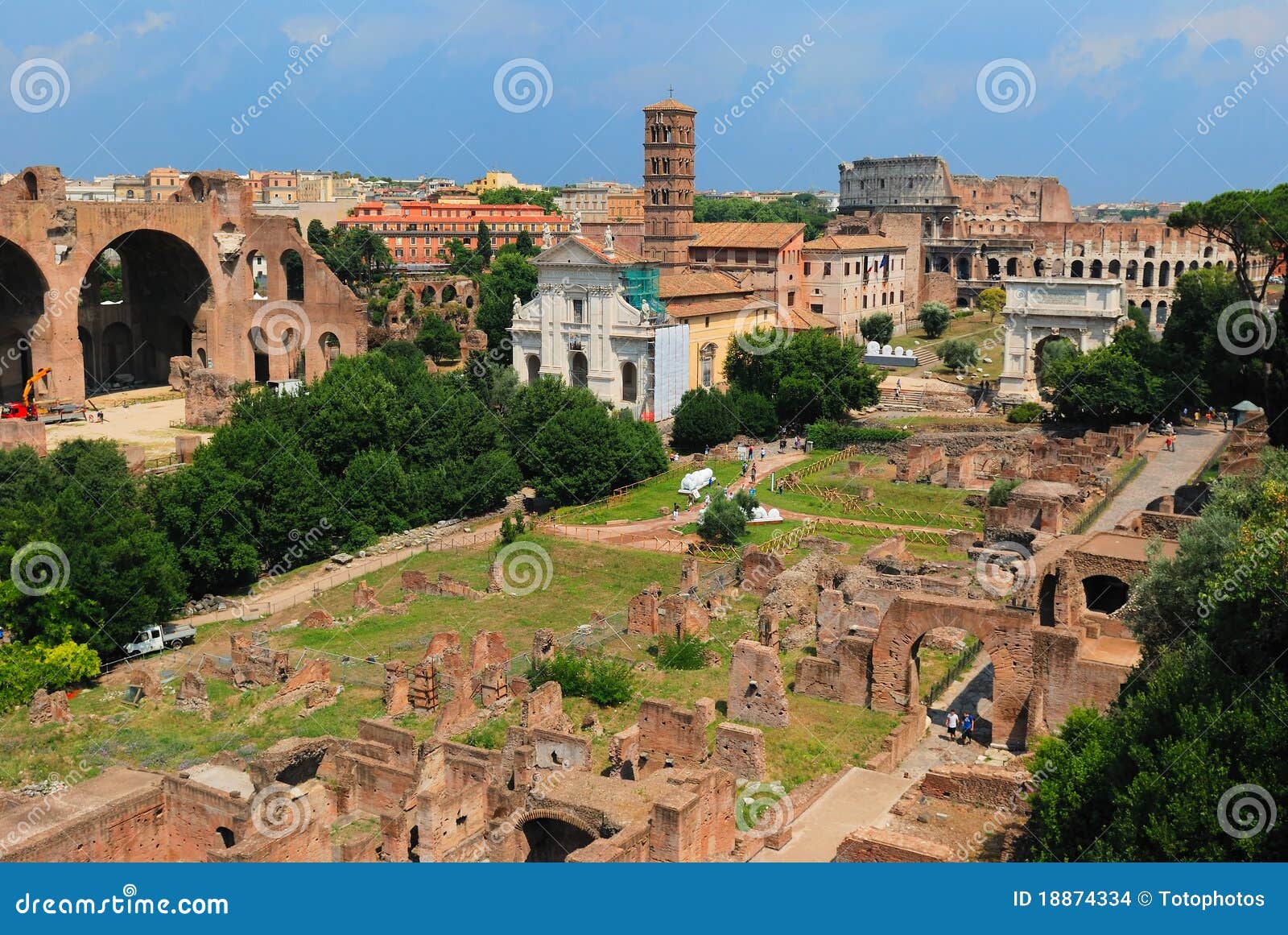 Roman Ruins Of Histria Citadel - Romania Stock Image | CartoonDealer ...