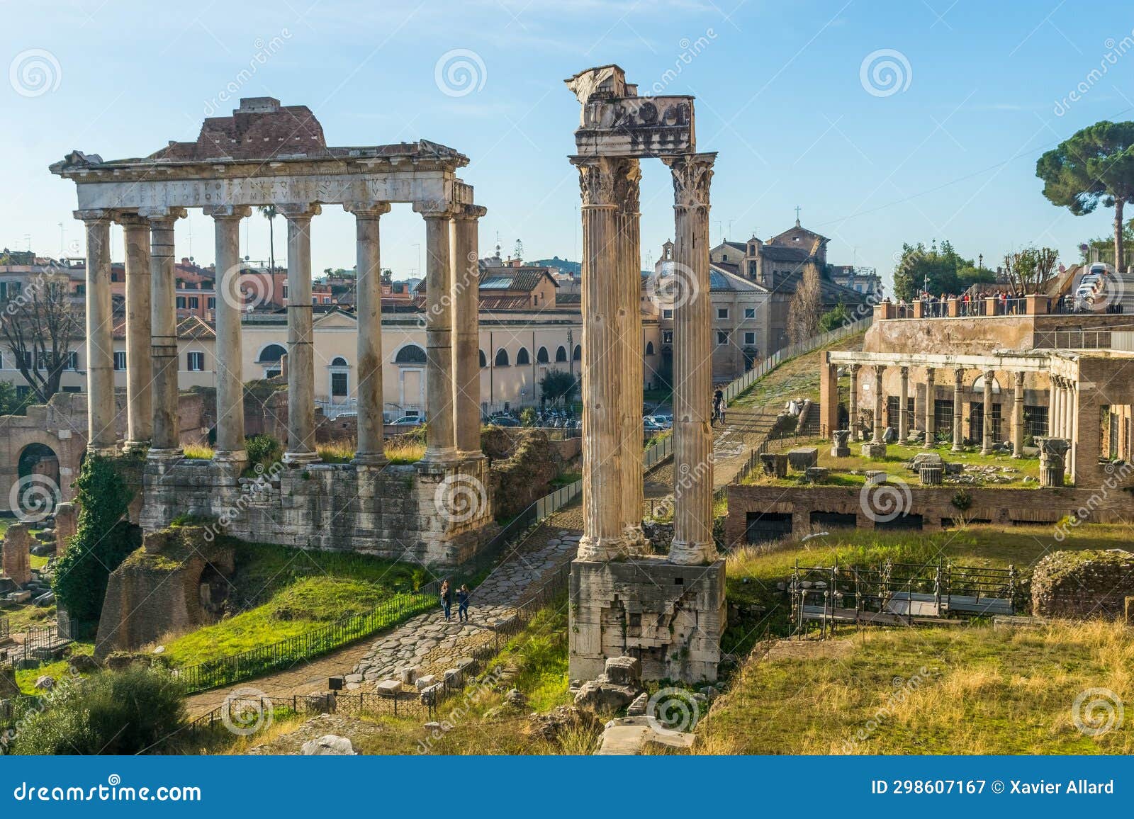 Roman ruins in Rome, Italy editorial photography. Image of palatine ...
