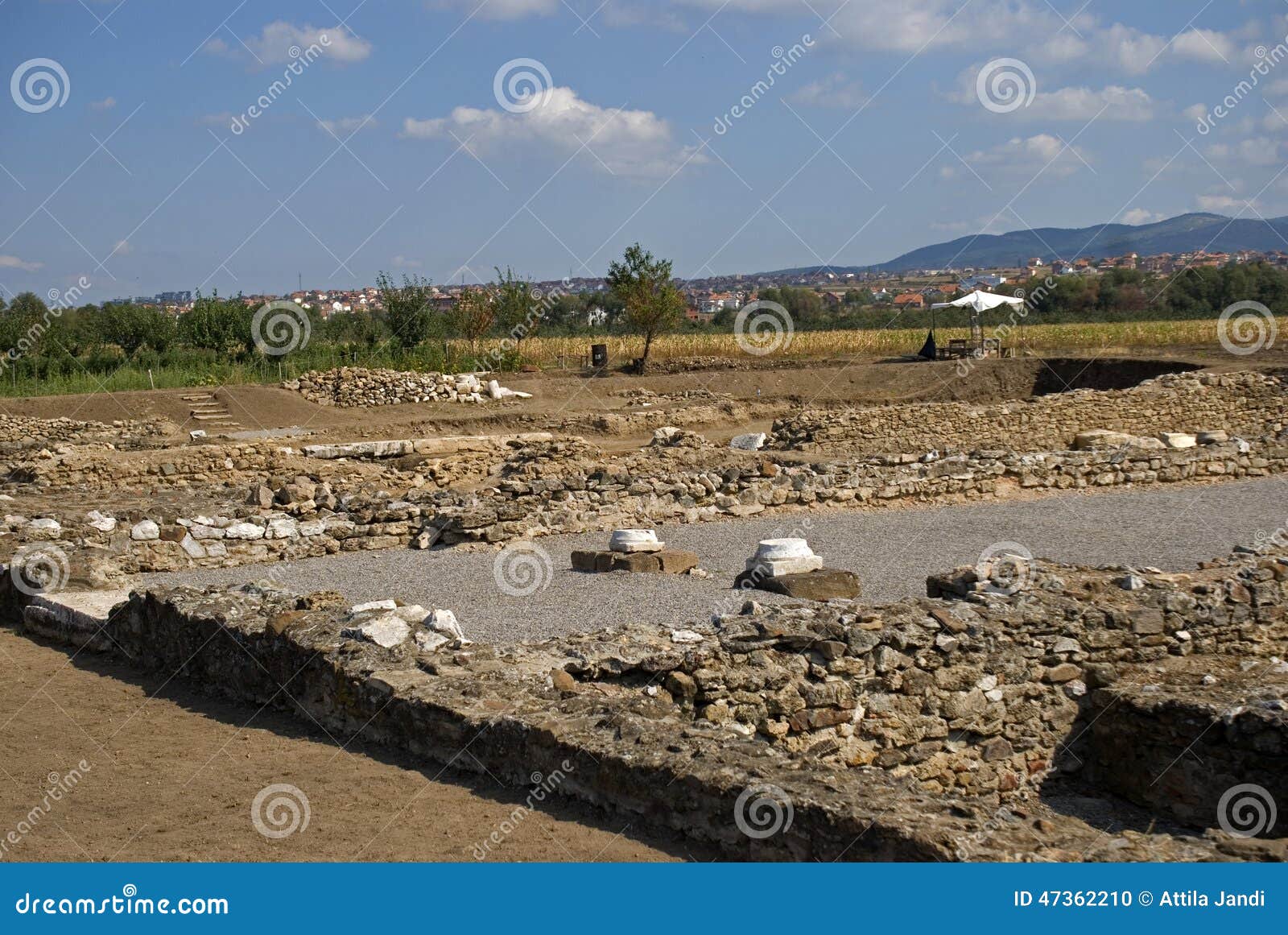 Kosovo - Ulpiana - Ancient Roman City Royalty-Free Stock Photo ...