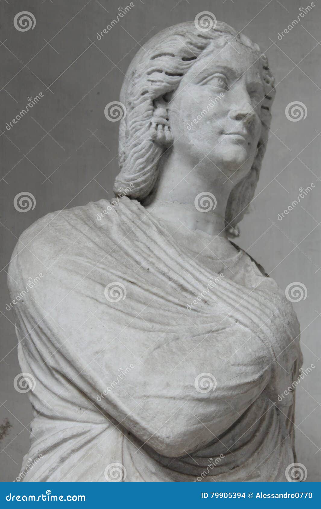 Roman Senator Sculpture, Louvre Museum, Parris, France Editorial Photo ...