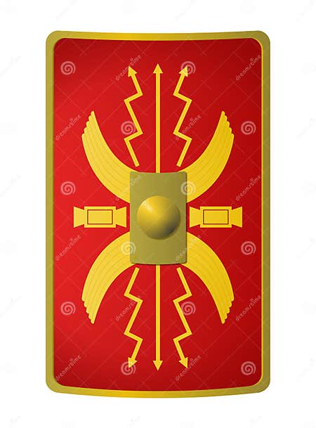 Roman shield stock illustration. Illustration of ancient - 33350099