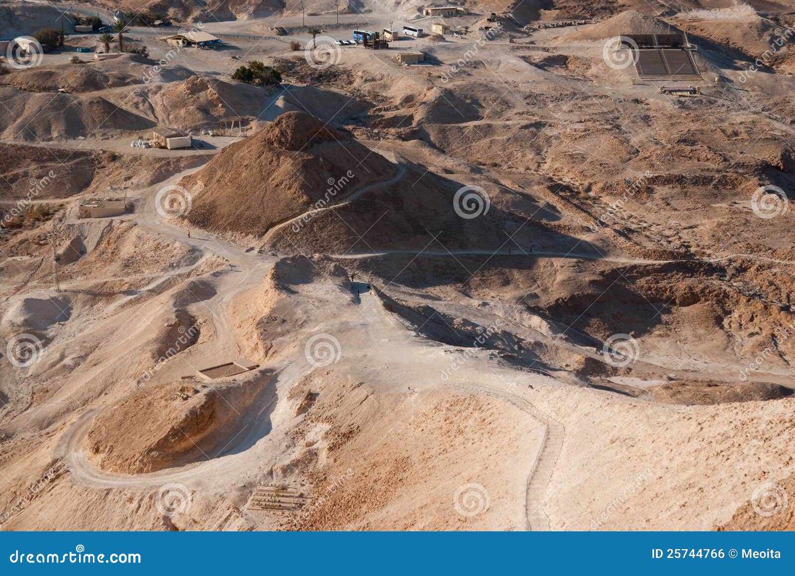 Roman Siege Ramp From Masada Fortress Stock Photo | CartoonDealer.com ...