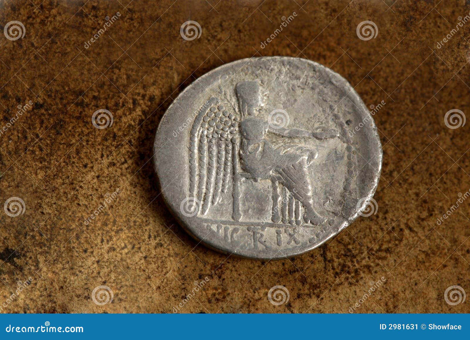 Roman Silver Coin 89 BC stock image. Image of republic - 2981631