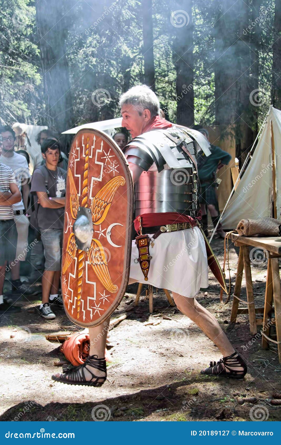 Roman Soldier Attack editorial photography. Image of latin - 20189127