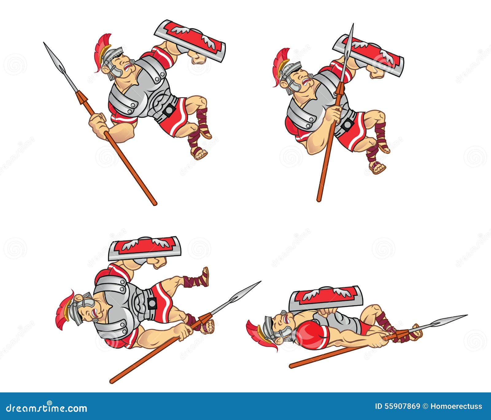 Roman Soldier Game Sprite stock vector. Illustration of sprite - 55907869
