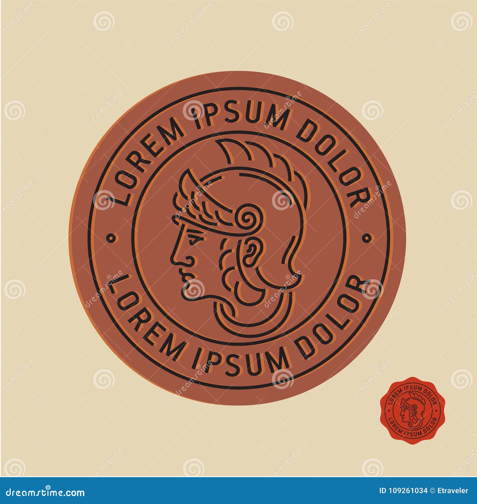 Roman Money Coin SVG Design Logo Antique Greek Sculpture Caesar Ancient ...