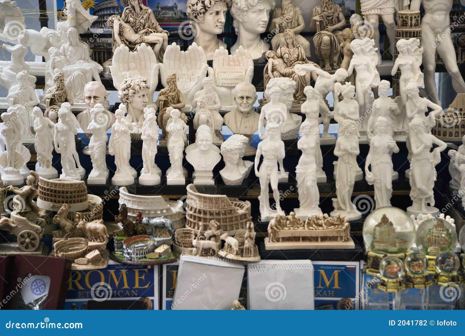 Roman souvenirs. editorial photography. Image of horizontal - 2041782