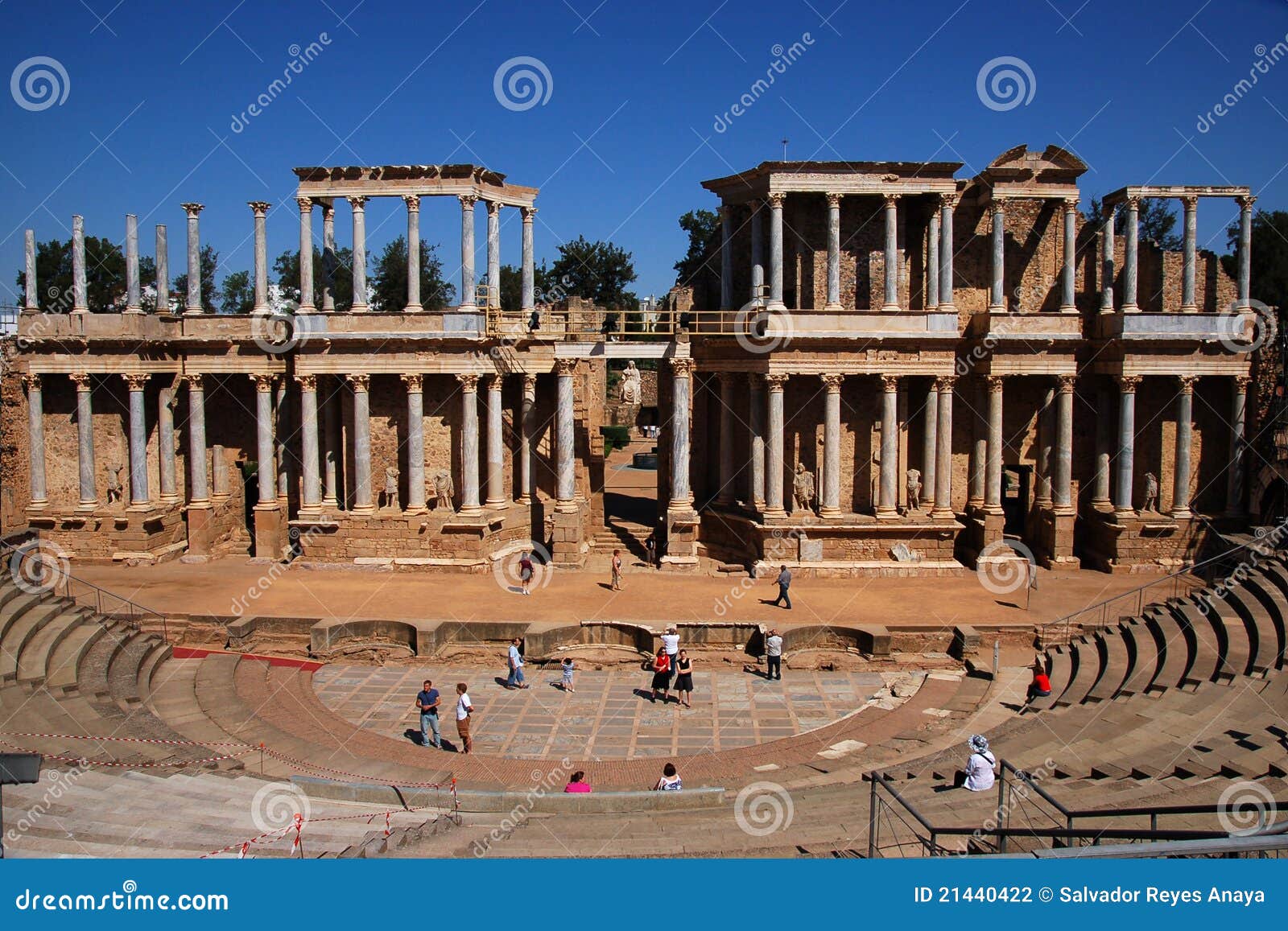Roman stage stock photo. Image of archeology, ruins, monument - 21440422