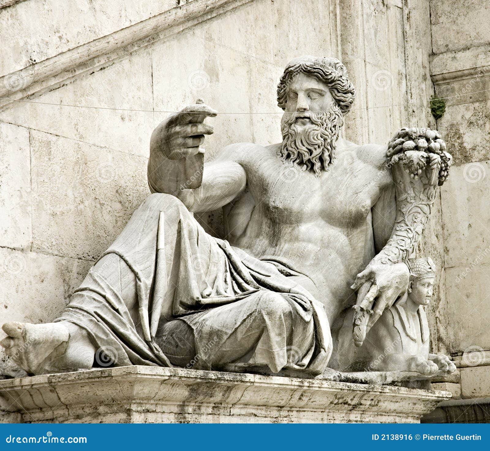 Roman statue stock photo. Image of emmanuel, square, piazza - 2138916