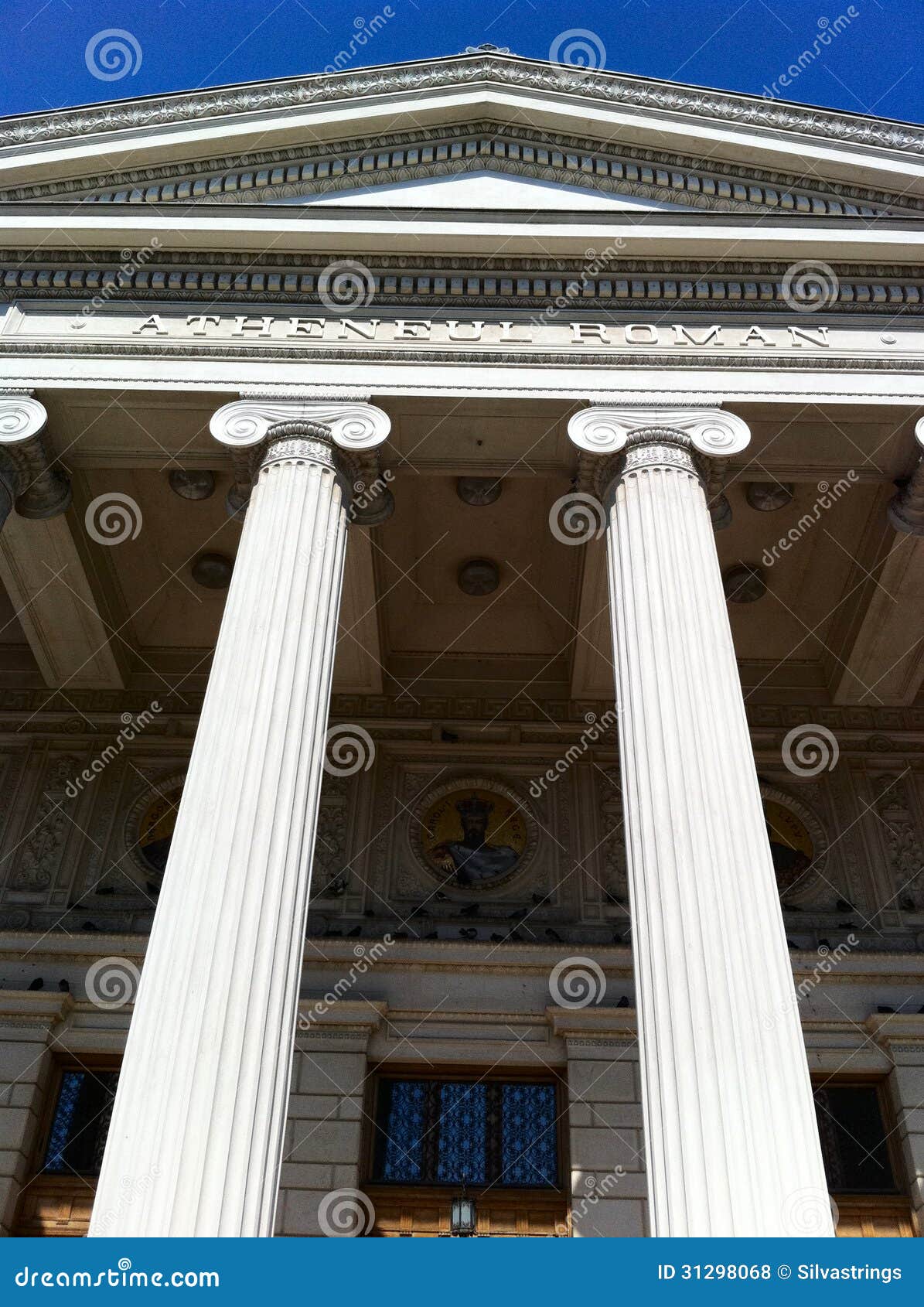 Roman style building editorial stock photo. Image of vertical - 31298068