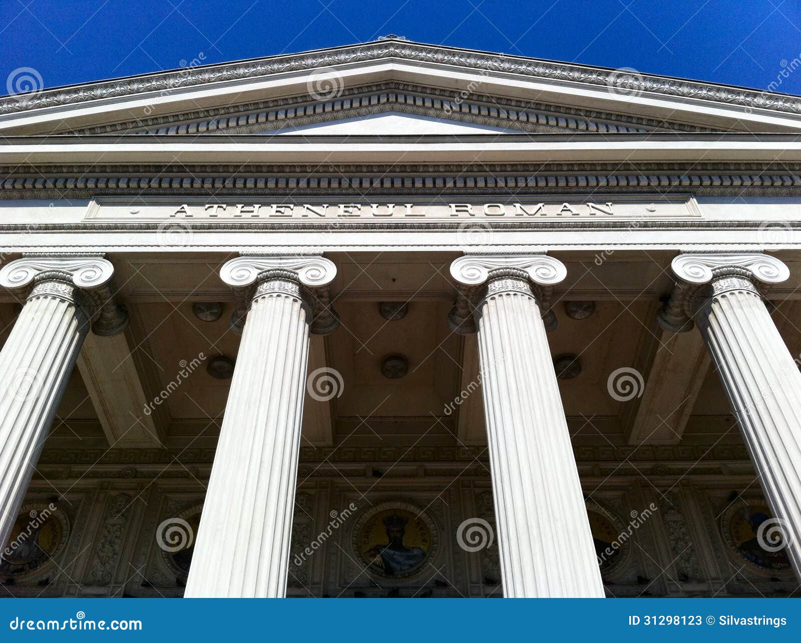 Roman style building editorial stock photo. Image of structure - 31298123