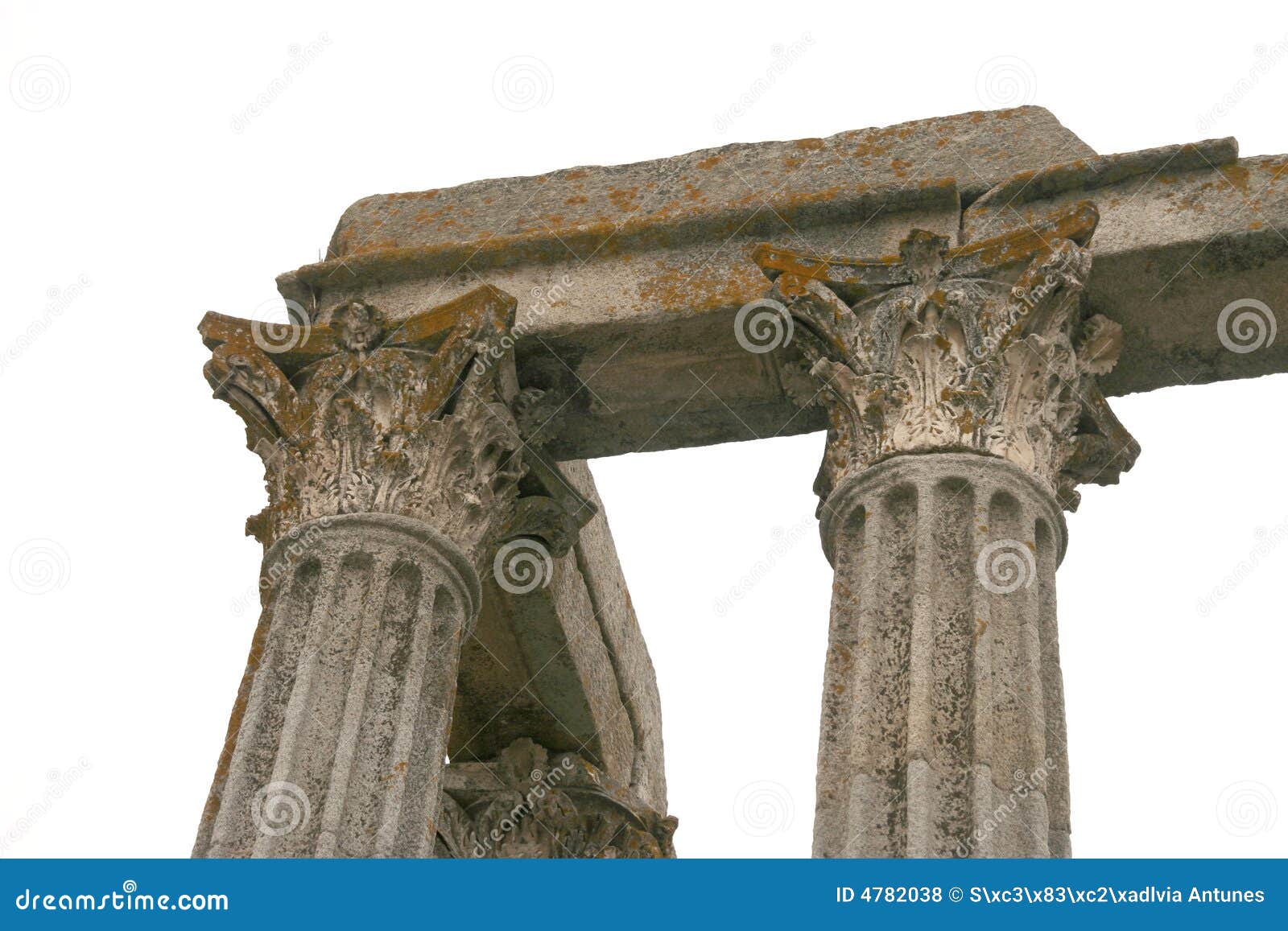 Roman temple stock photo. Image of century, fallen, delapidated - 4782038