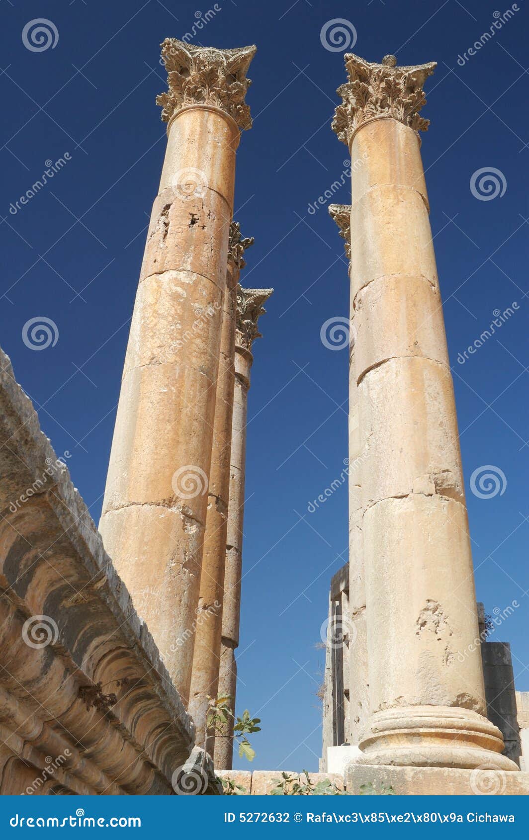 Roman Temple stock photo. Image of background, architectural - 5272632