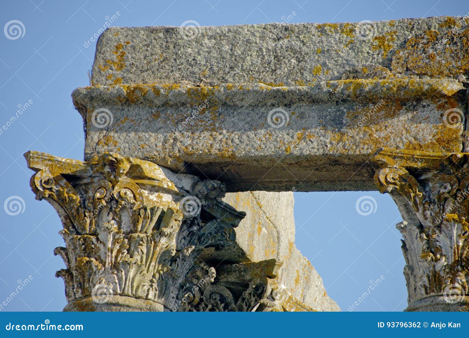 Roman Temple Evora stock photo. Image of period, architecture - 93796362