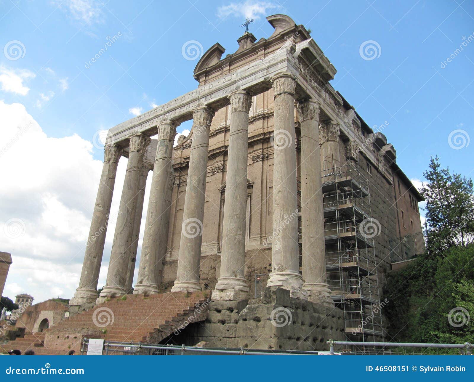 Roman temple stock image. Image of rome, historic, history - 46508151