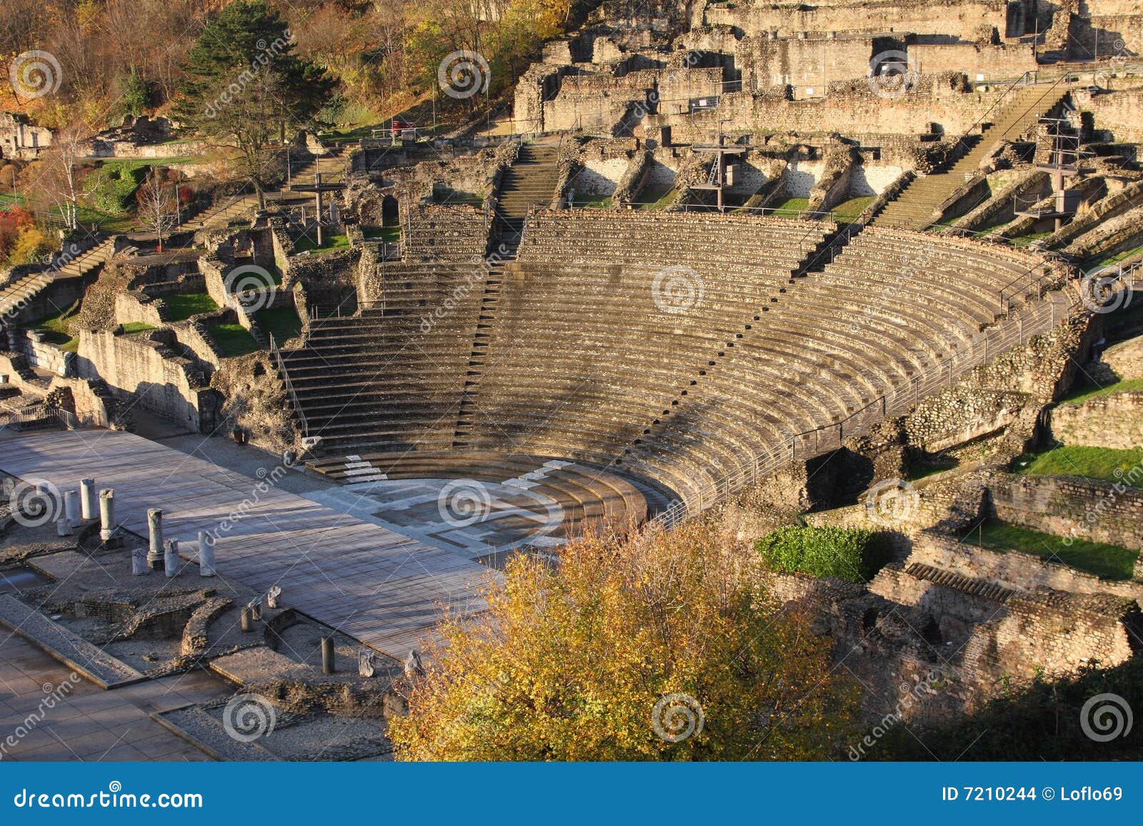 Roman theater stock photo. Image of theater, amphitheater - 7210244
