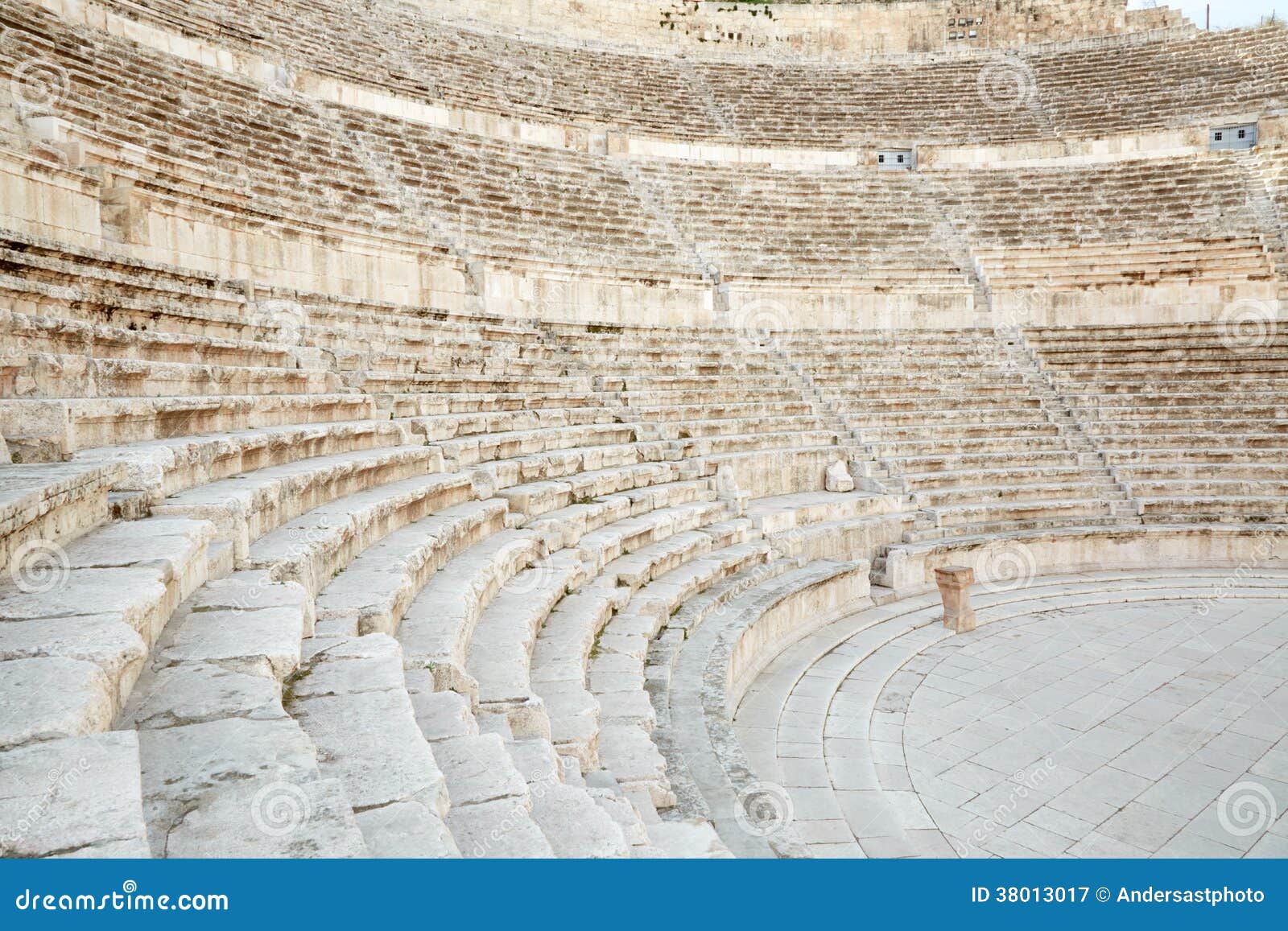 Roman Theater in Amman, Jordan Stock Image - Image of theater, historic ...