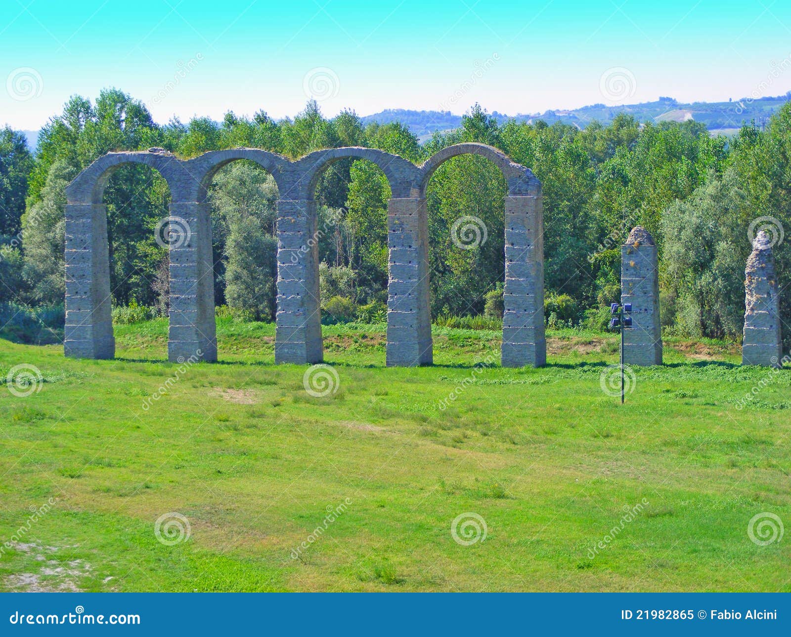 Roman Thermae stock image. Image of architecture, italy - 21982865