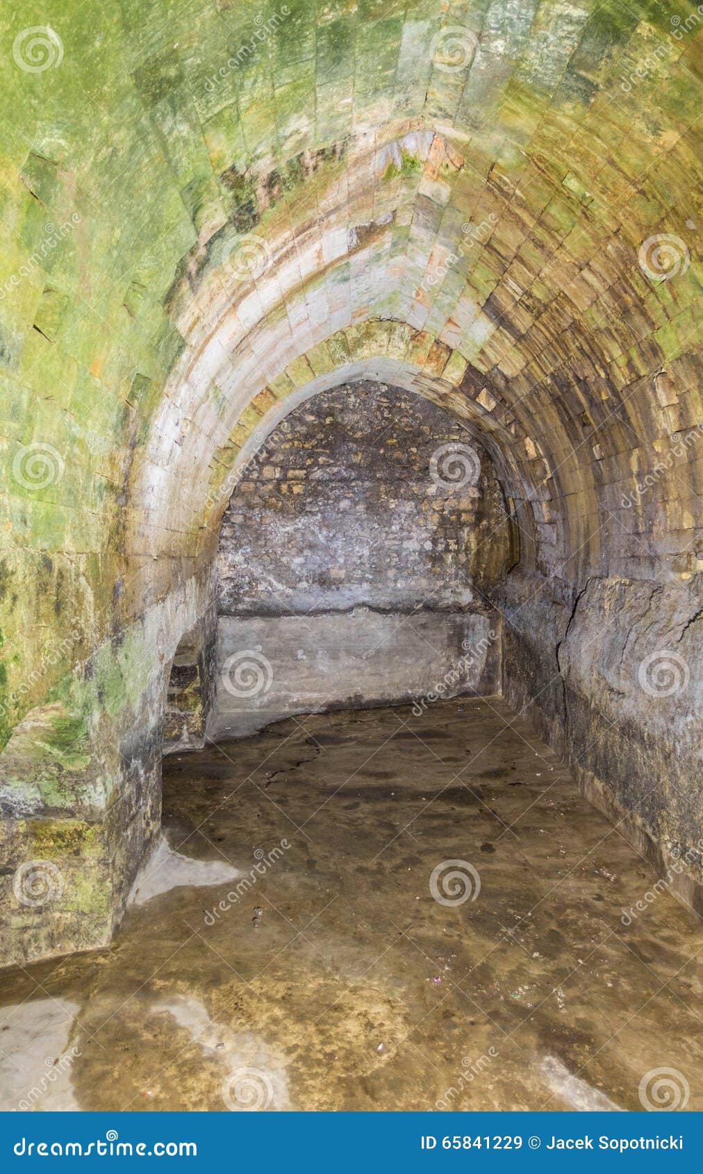 Roman Underground Cistern, Jerusalem, Israel Stock Image - Image of ...