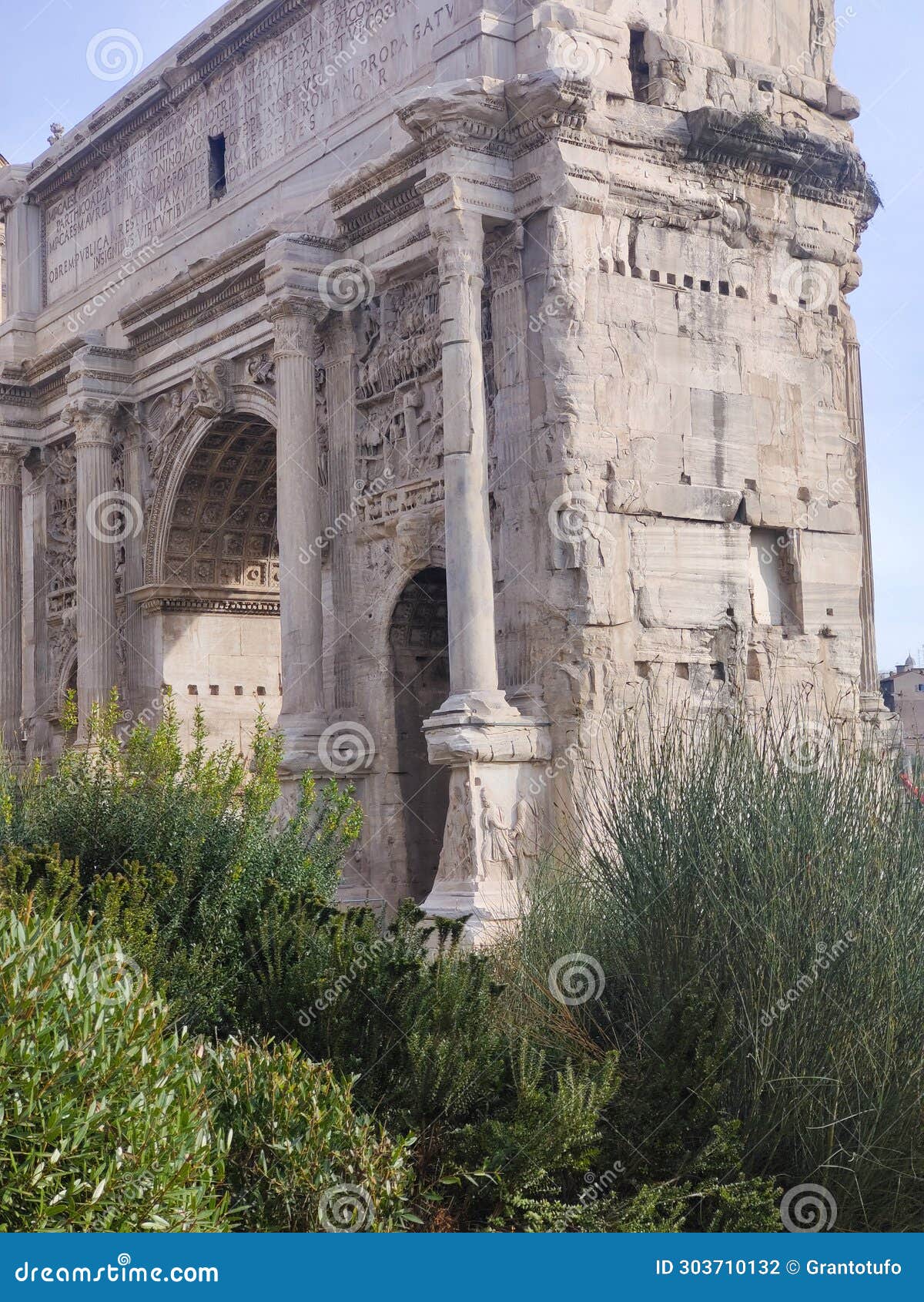 Roman Via apia stock photo. Image of rome, tourism, ruins - 303710132
