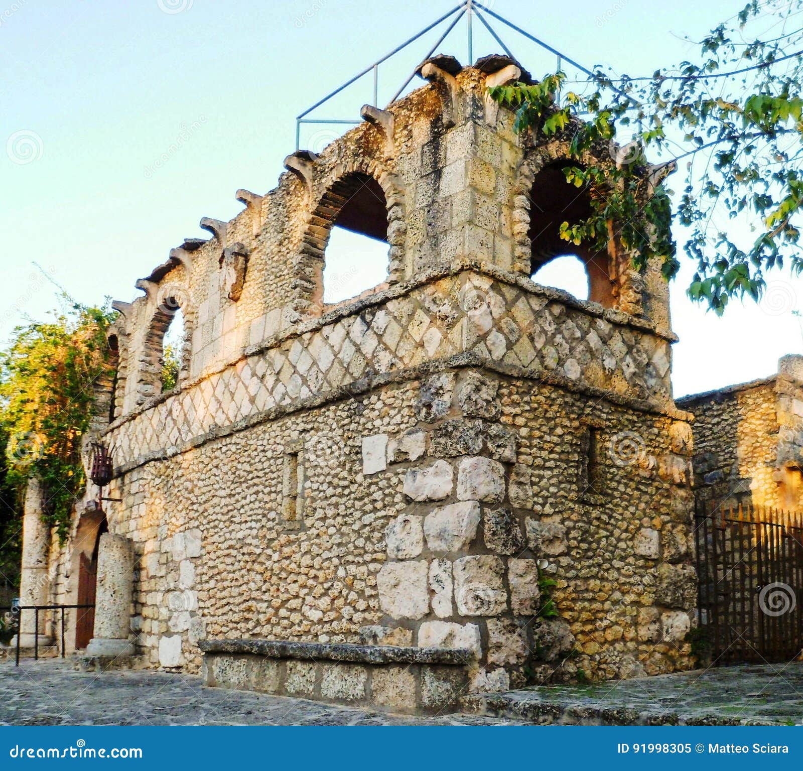 Roman Village-Rekonstruktion Stockbild - Bild von dorf, geschichte ...