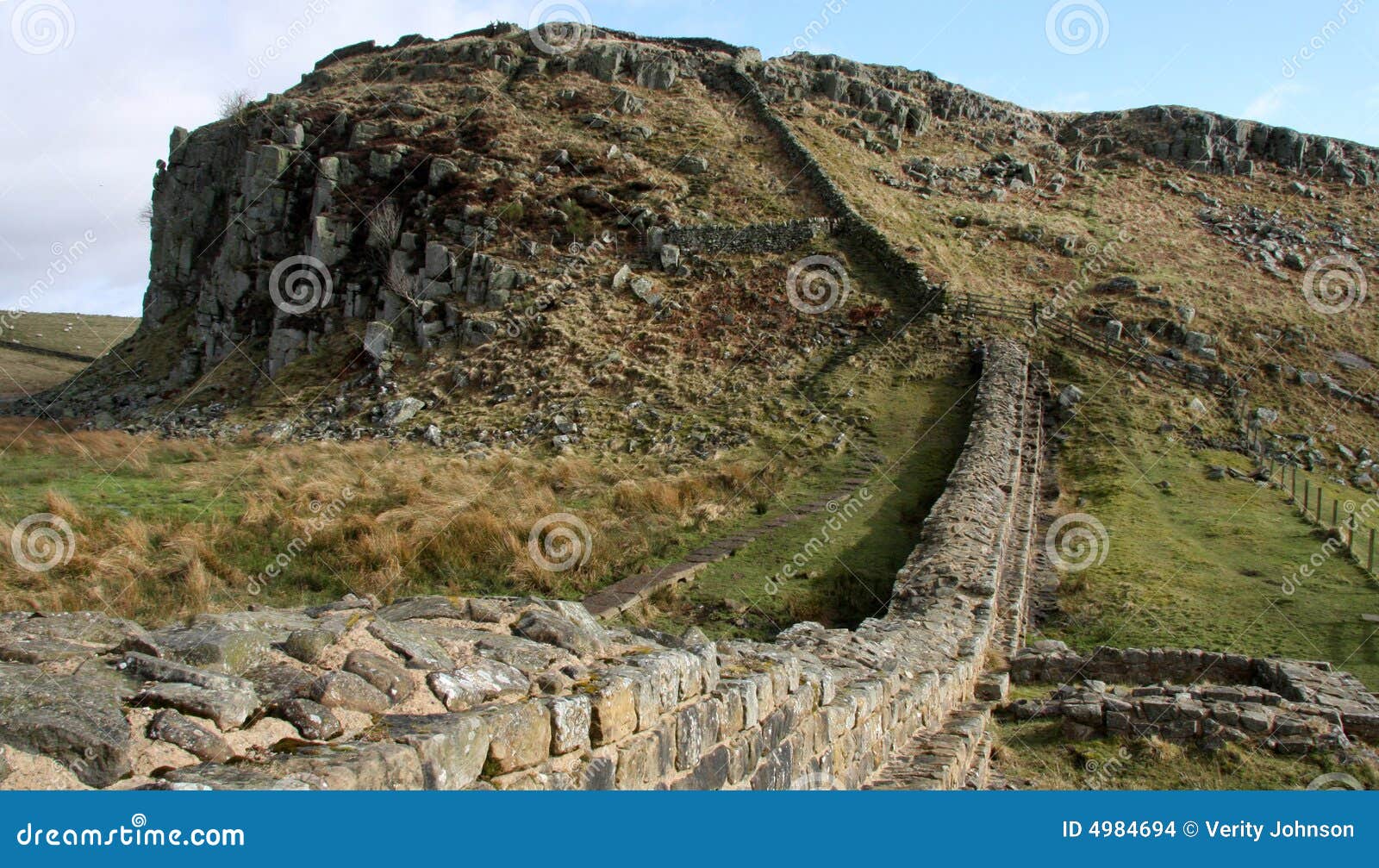 Roman Wall stock photo. Image of defend, construct, walk - 4984694