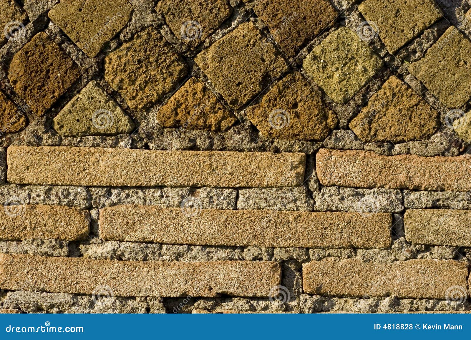 Roman wall texture stock photo. Image of ostia, rome, wall - 4818828