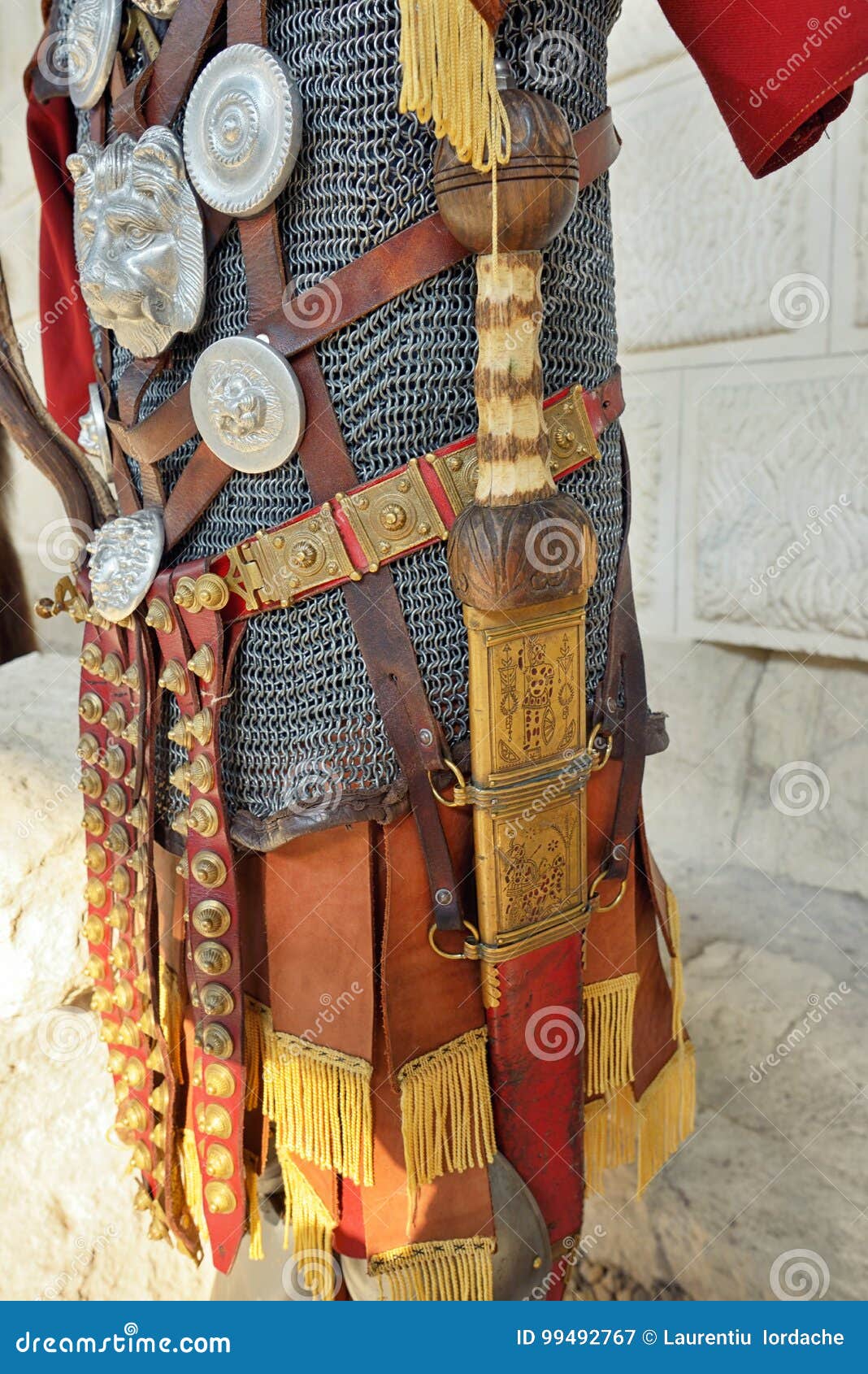Roman Warrior Iron Armor Royalty-Free Stock Photography | CartoonDealer ...