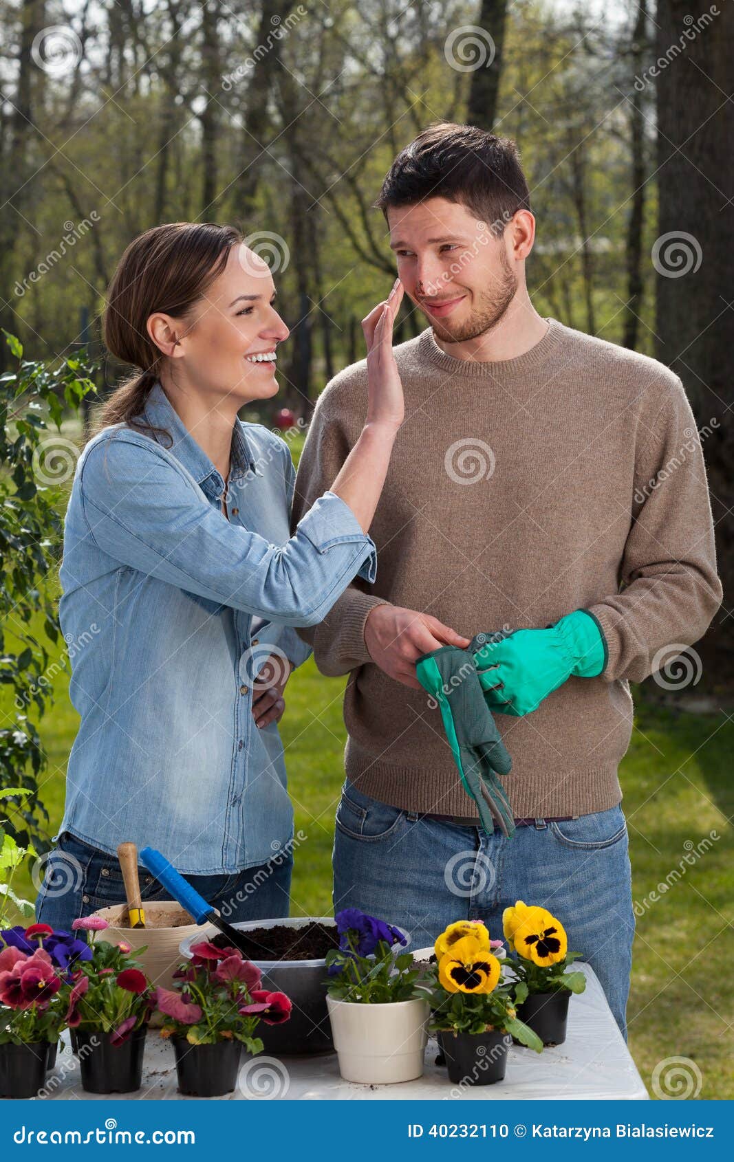 Romance in the garden stock photo. Image of flower, botanical - 40232110