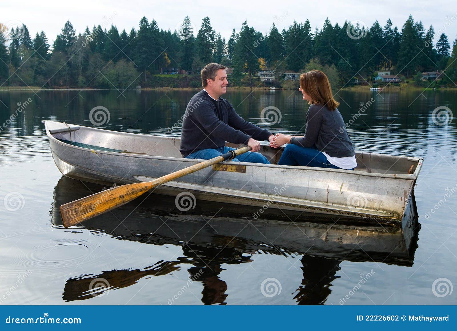Romance on the water stock photo. Image of quality, aluminum - 22226602