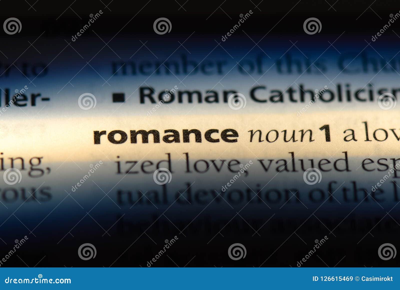 Romance stock image. Image of paper, writing, text, definition - 126615469
