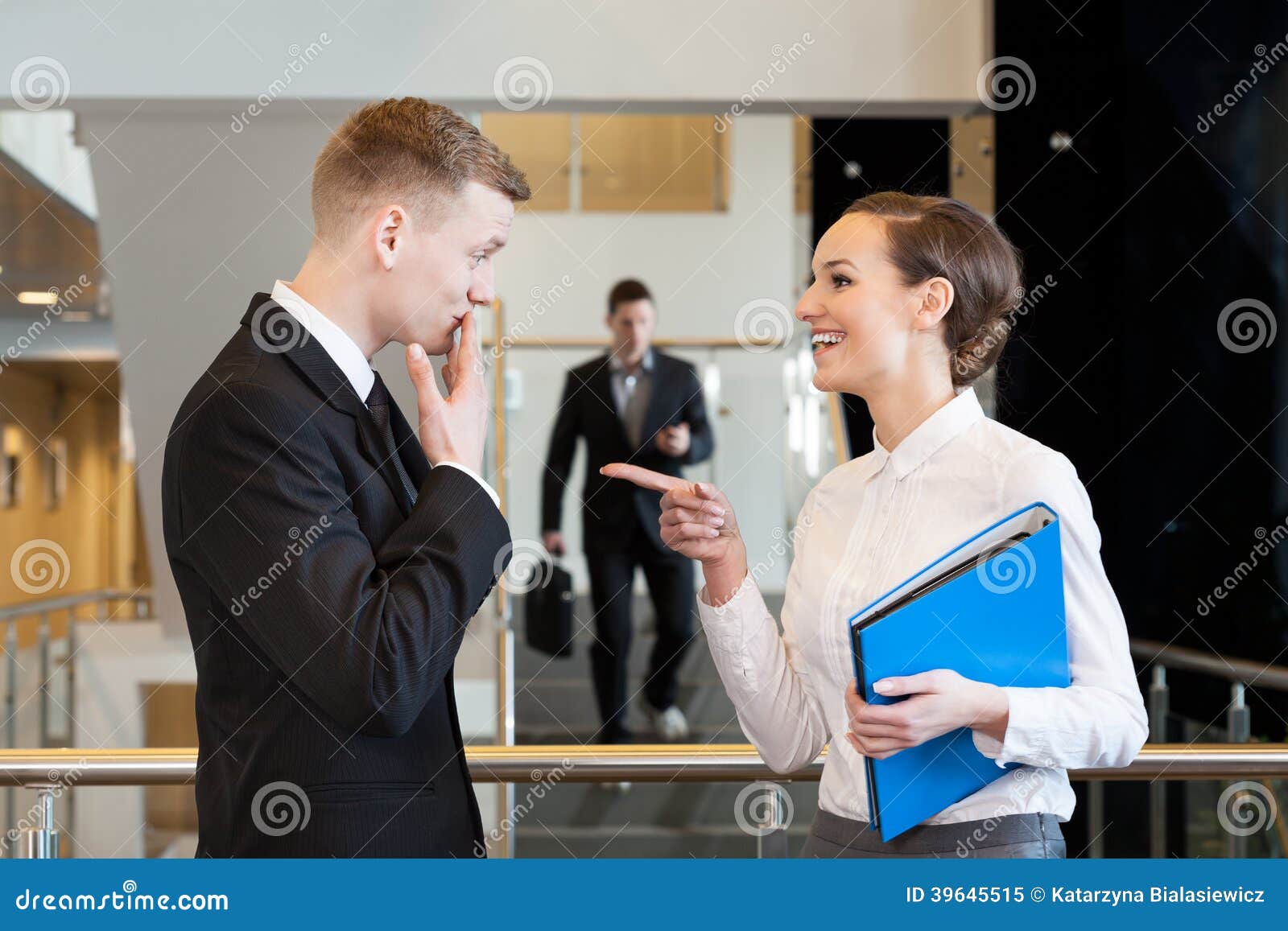 Romance at work stock image. Image of businessmen, group - 39645515