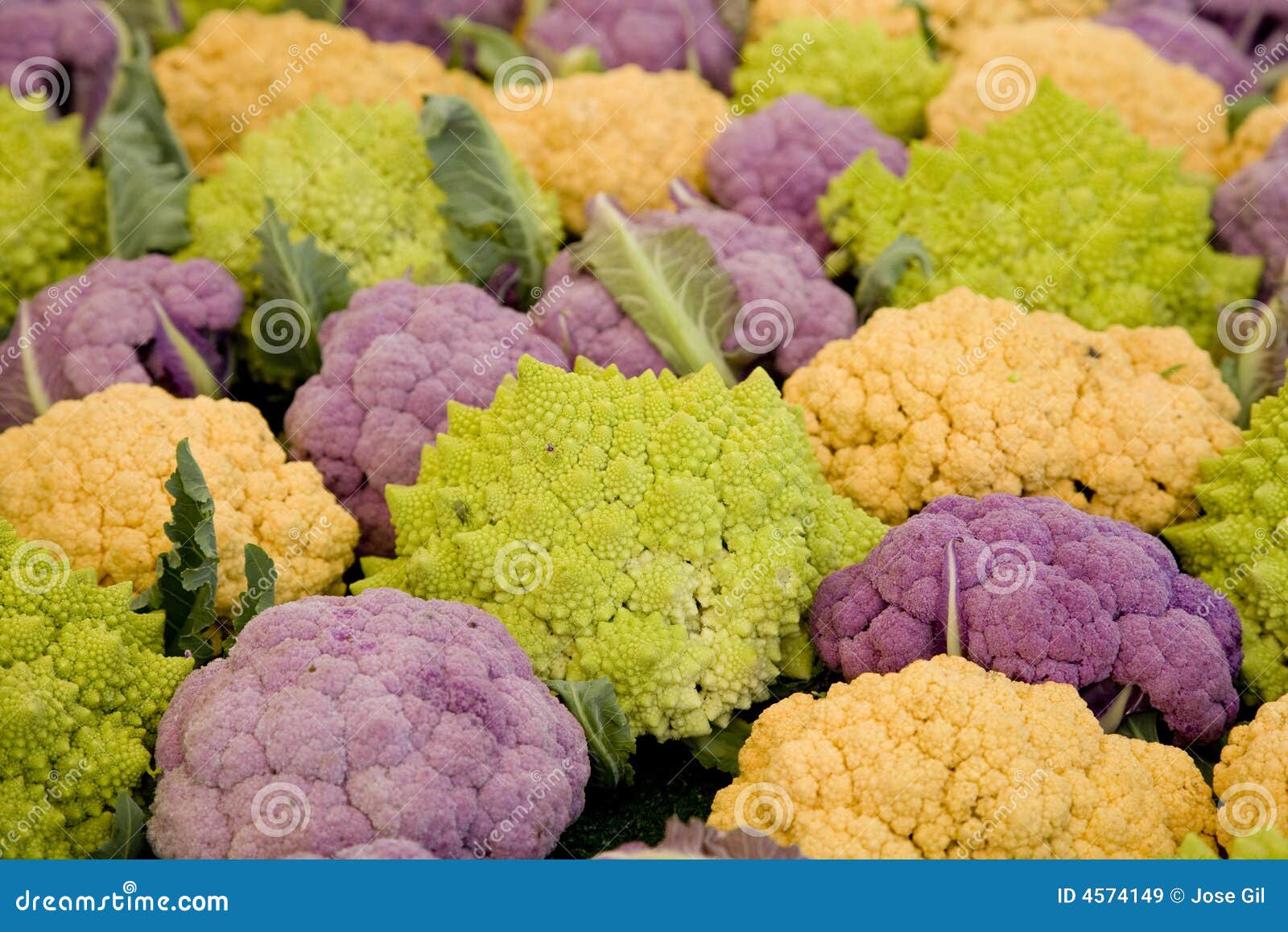 Romanesco Broccoli Close Up. The Fractal Vegetable Is Known For It`s ...
