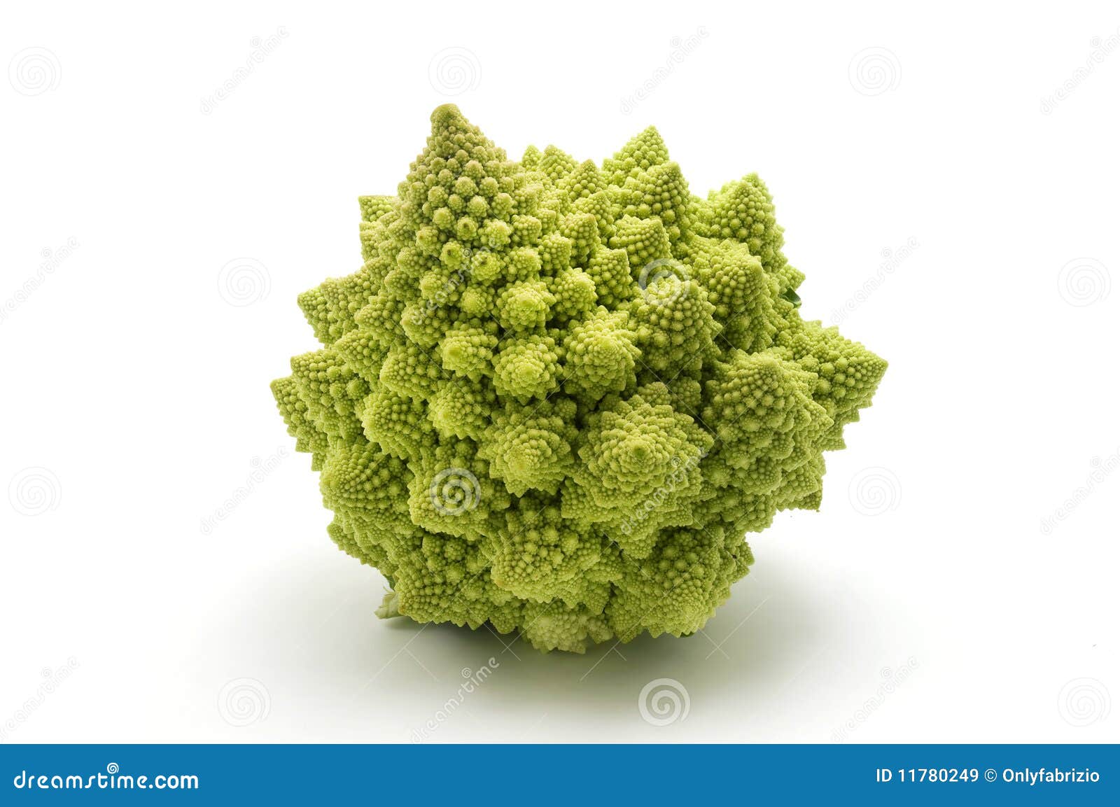 Romanesco Broccoli Close Up. The Fractal Vegetable Is Known For It`s ...