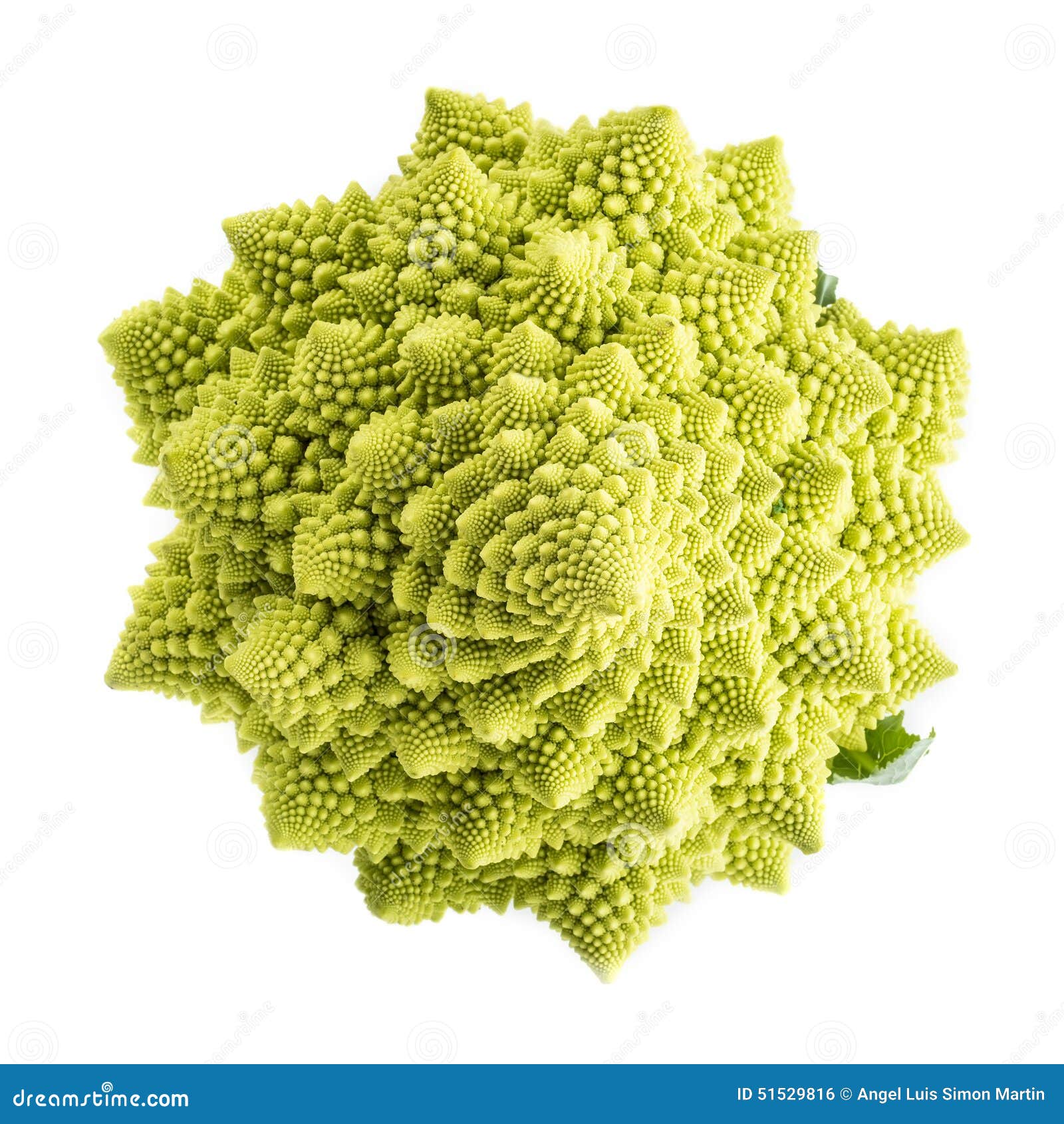 Romanesco Broccoli Close Up. The Fractal Vegetable Is Known For It`s ...