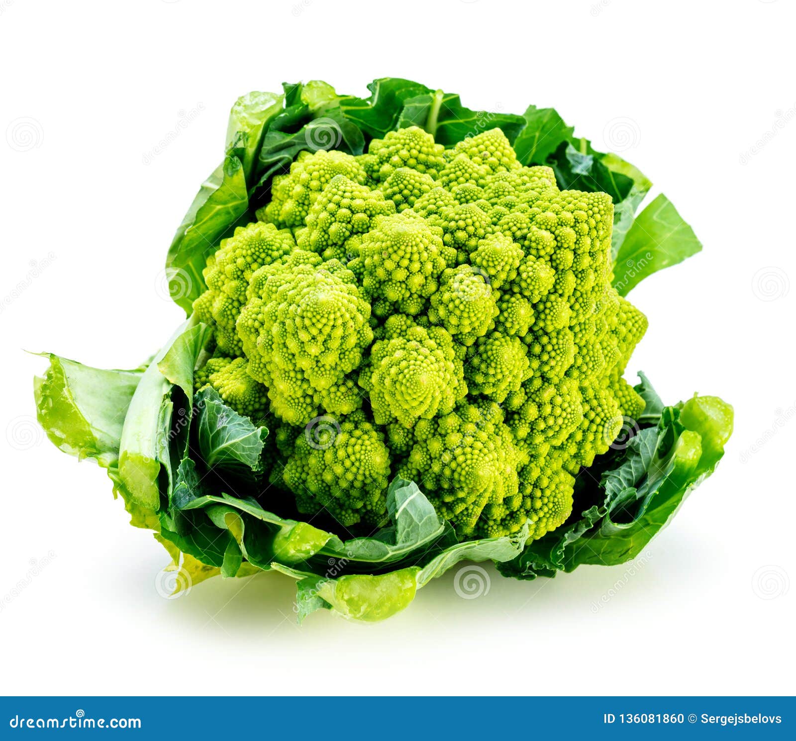 Romanesco Broccoli Vegetable Represents a Natural Fractal Pattern and ...