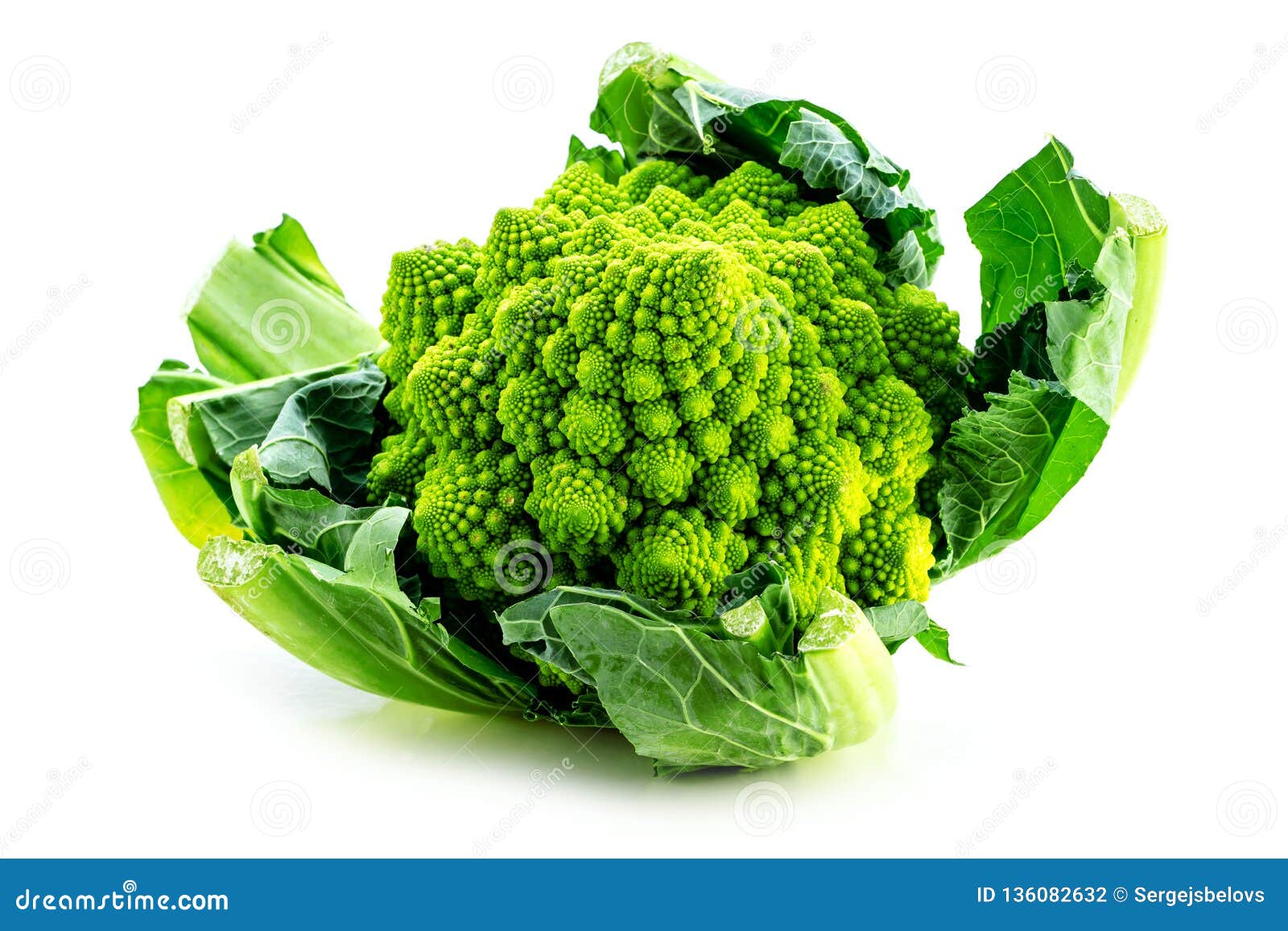 Romanesco Broccoli Vegetable Represents a Natural Fractal Pattern and ...