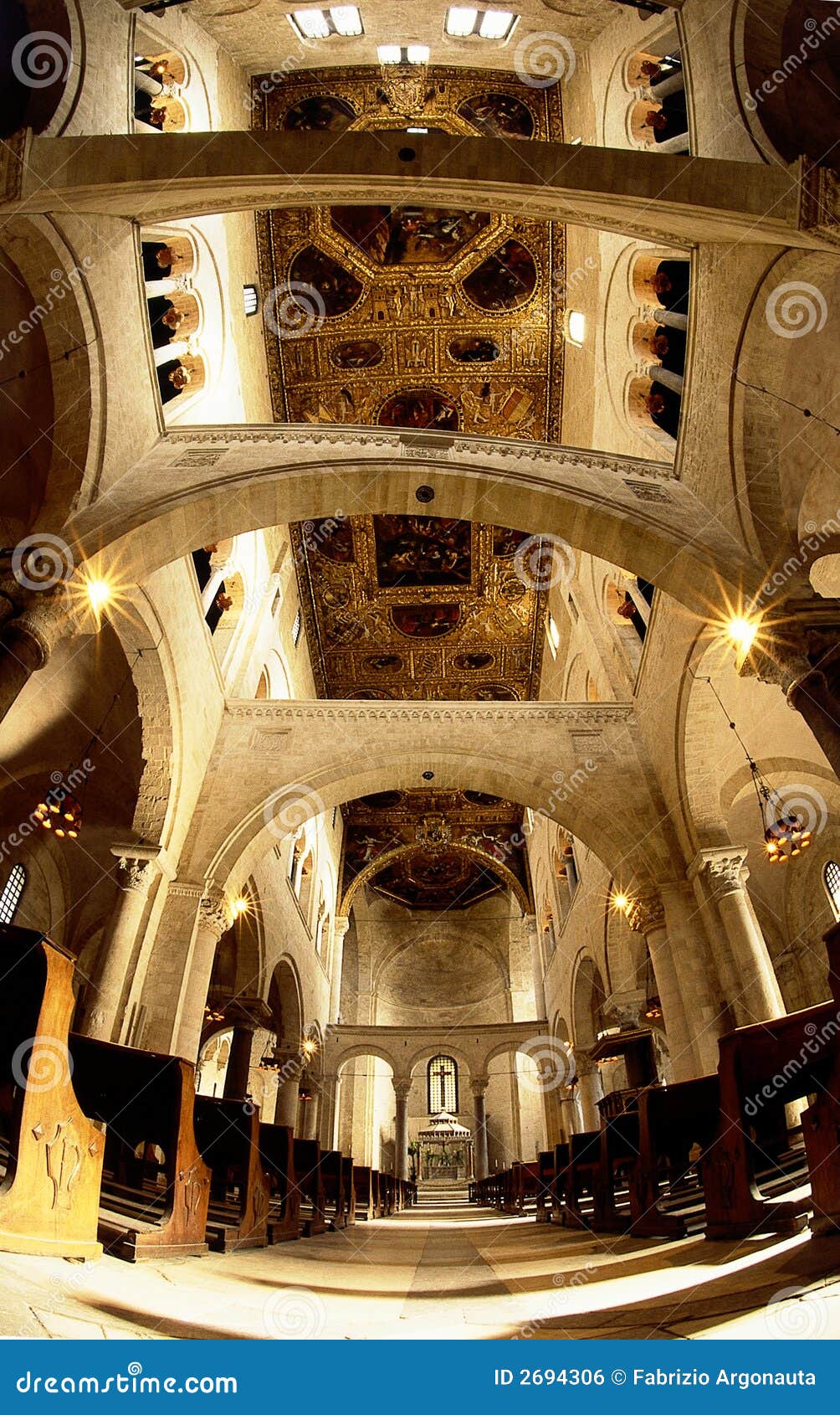 Romanesque arcade stock photo. Image of sunset, architecture - 2694306