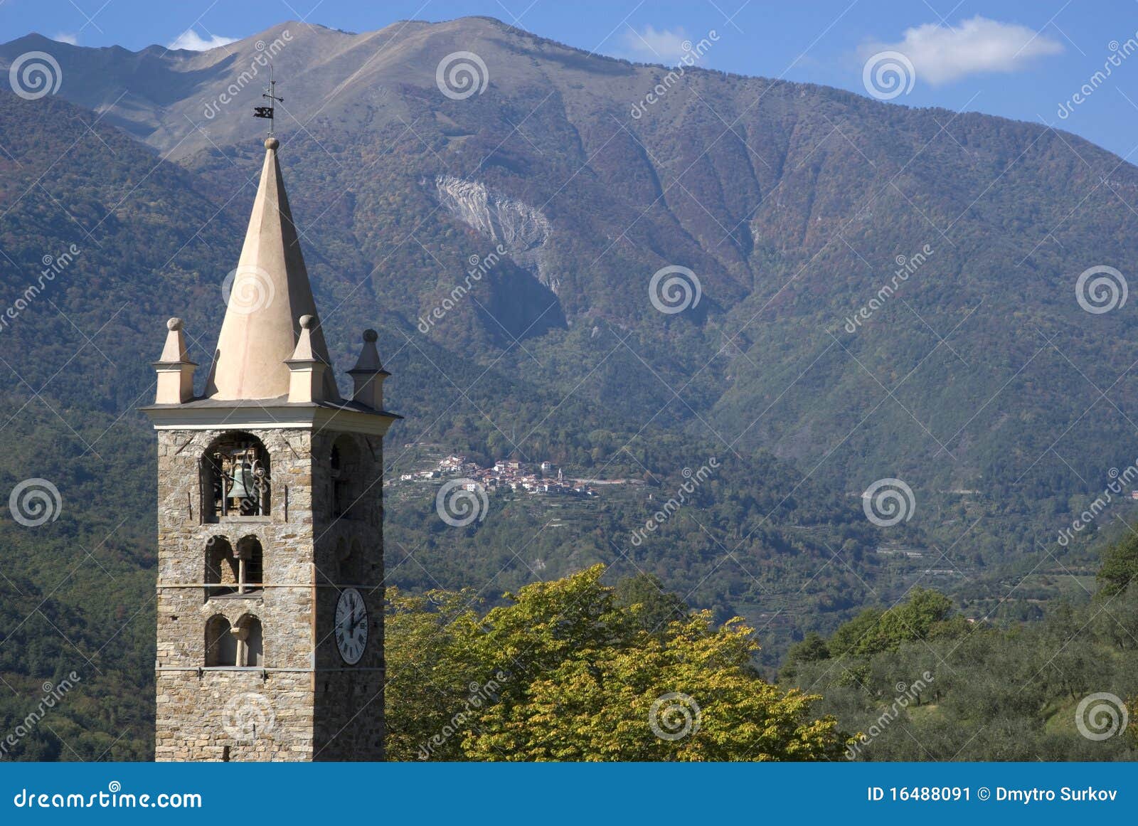 Romanesque bell tower stock image. Image of cathedral - 16488091